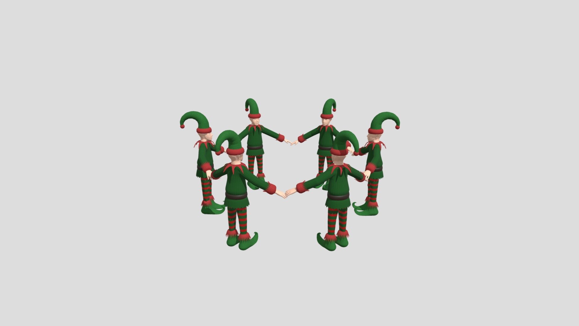 Christmas elf dance - 3D model by Maxscorpionz [148009b] - Sketchfab