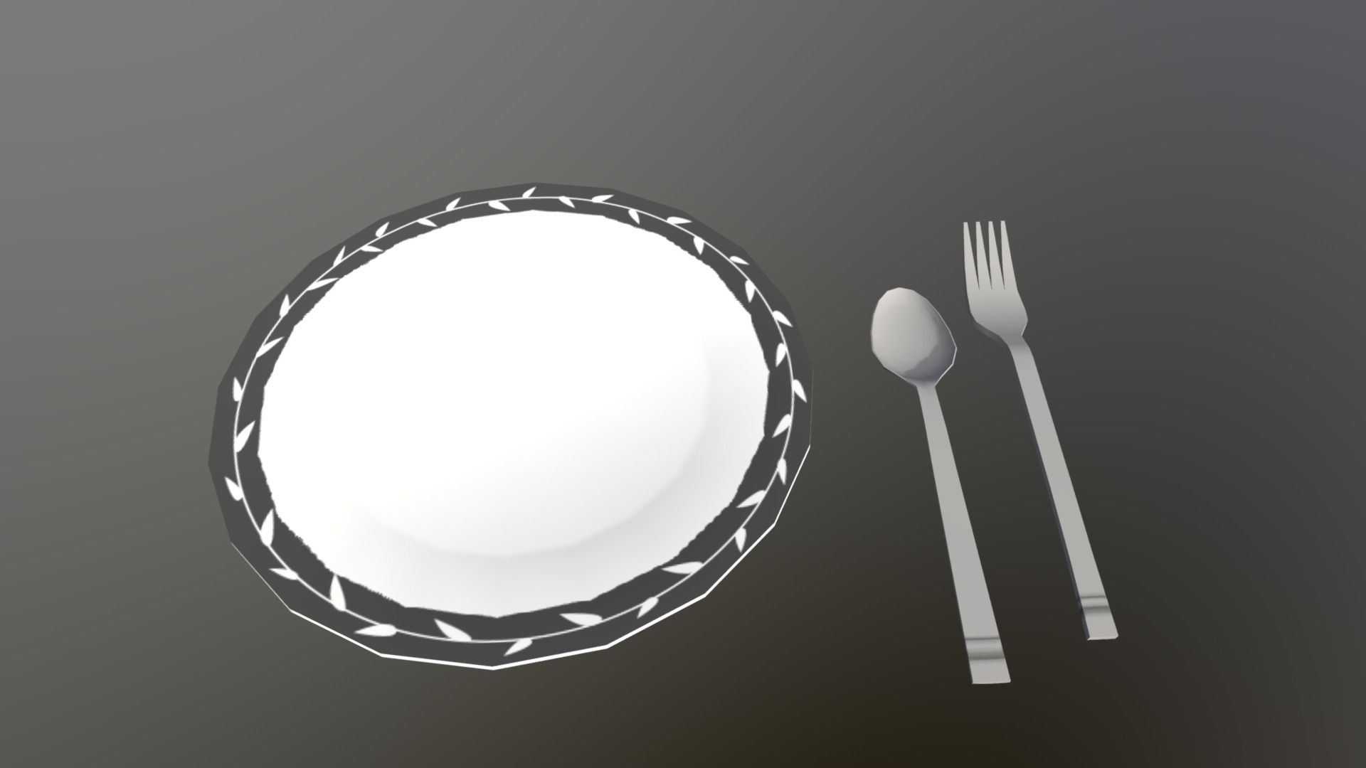 Table Setting 1 - 3D model by Amanda Baker (@abgamedesign) [14813f5 ...