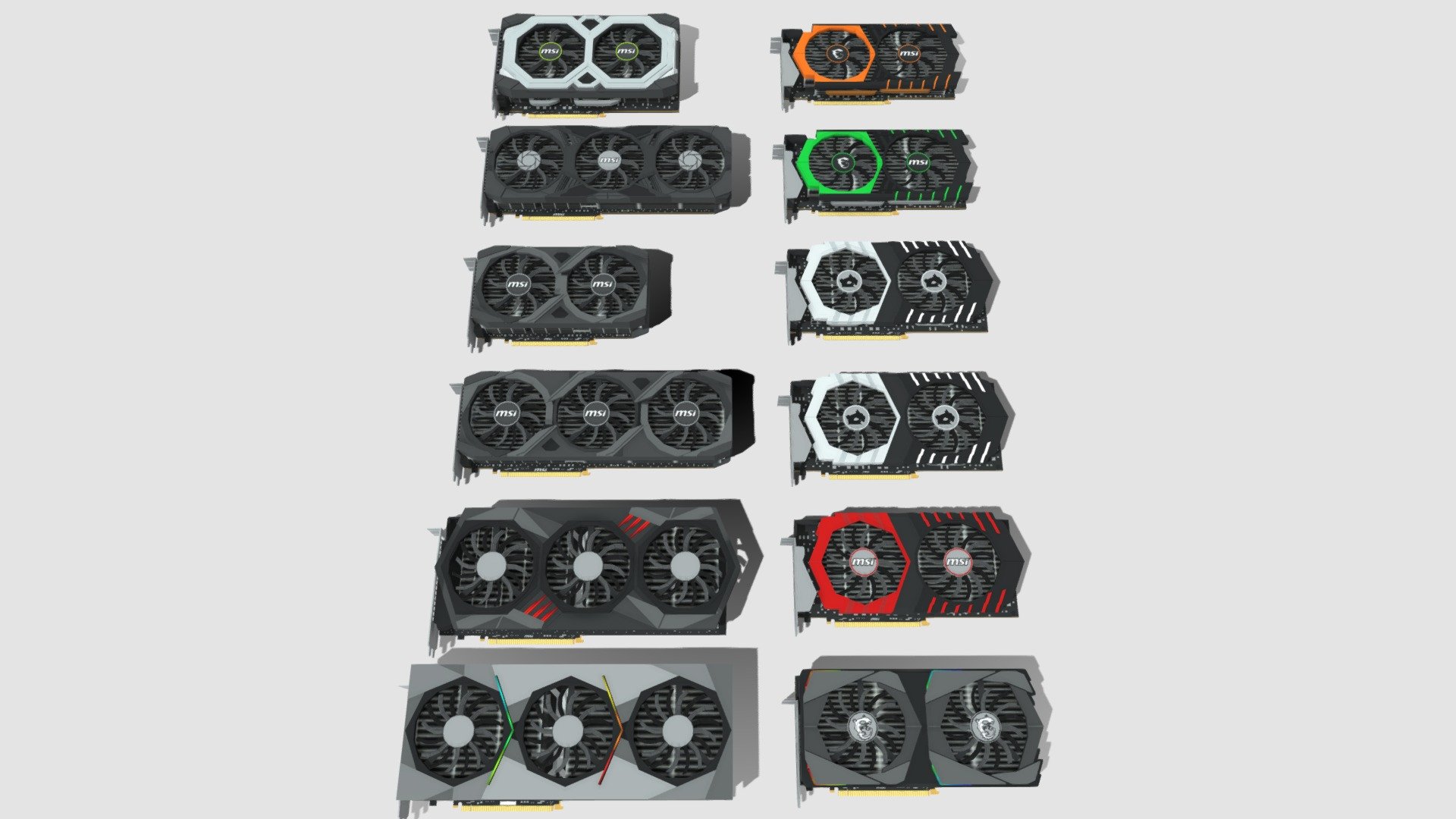 MSI GeForce Pack (12 Models) • Minecraft - 3D model by M E U (@meu9MM98 ...