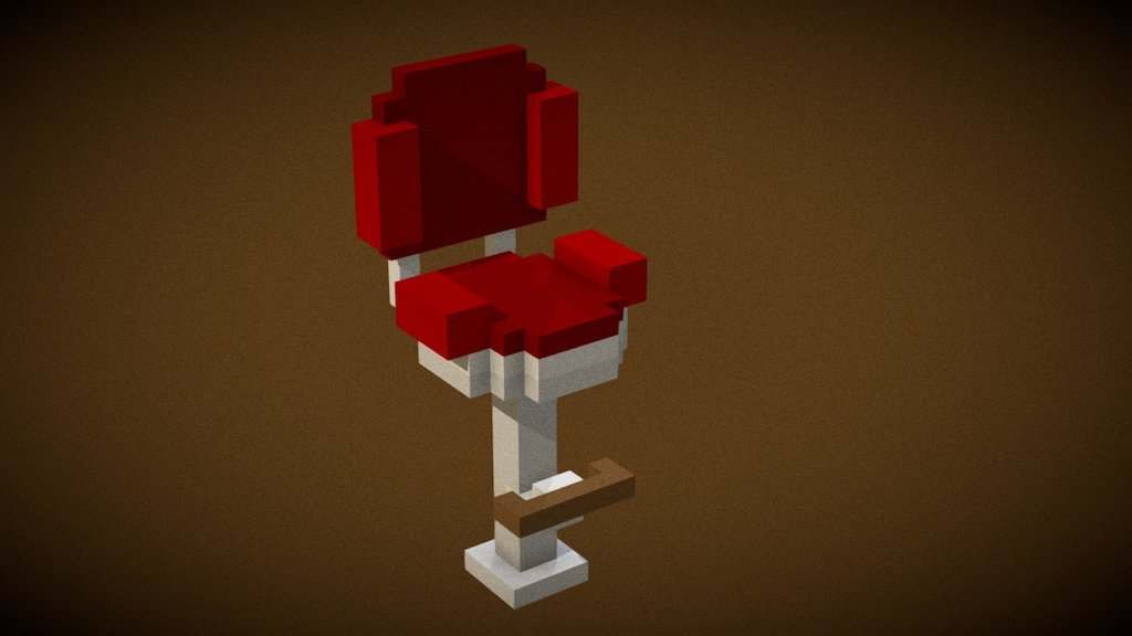 Vintage High Chair - 3D model by Stadalf [1483af0] - Sketchfab