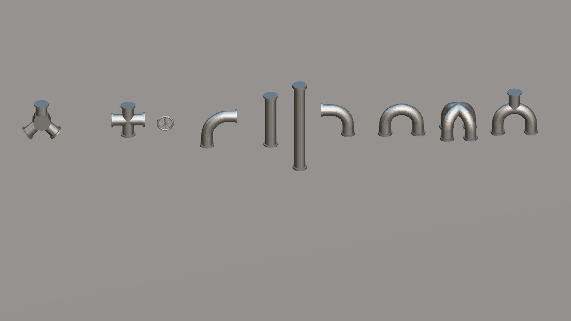 Tubing, Pipes, different shapes, - 3D model by Patryk.Barwina [14855d6 ...
