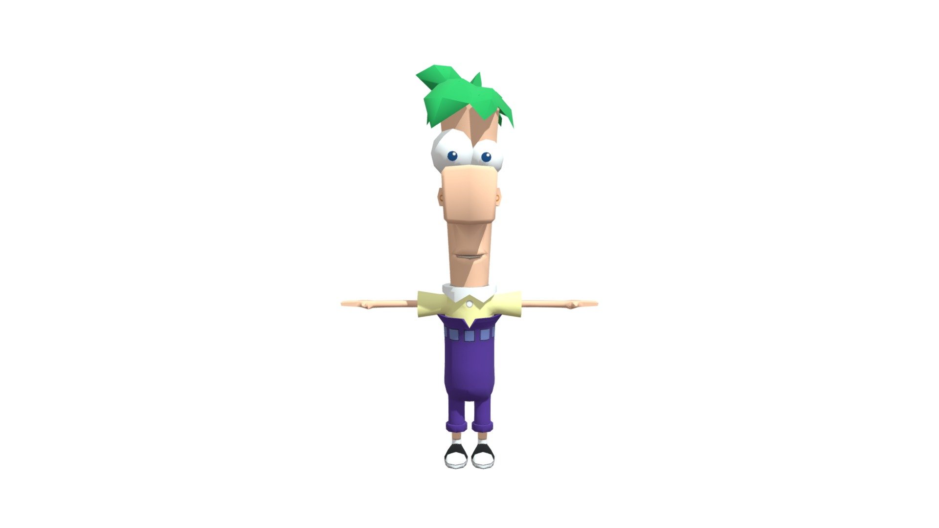 Ferb - Download Free 3D model by gaddiellartey2010 [1486469] - Sketchfab