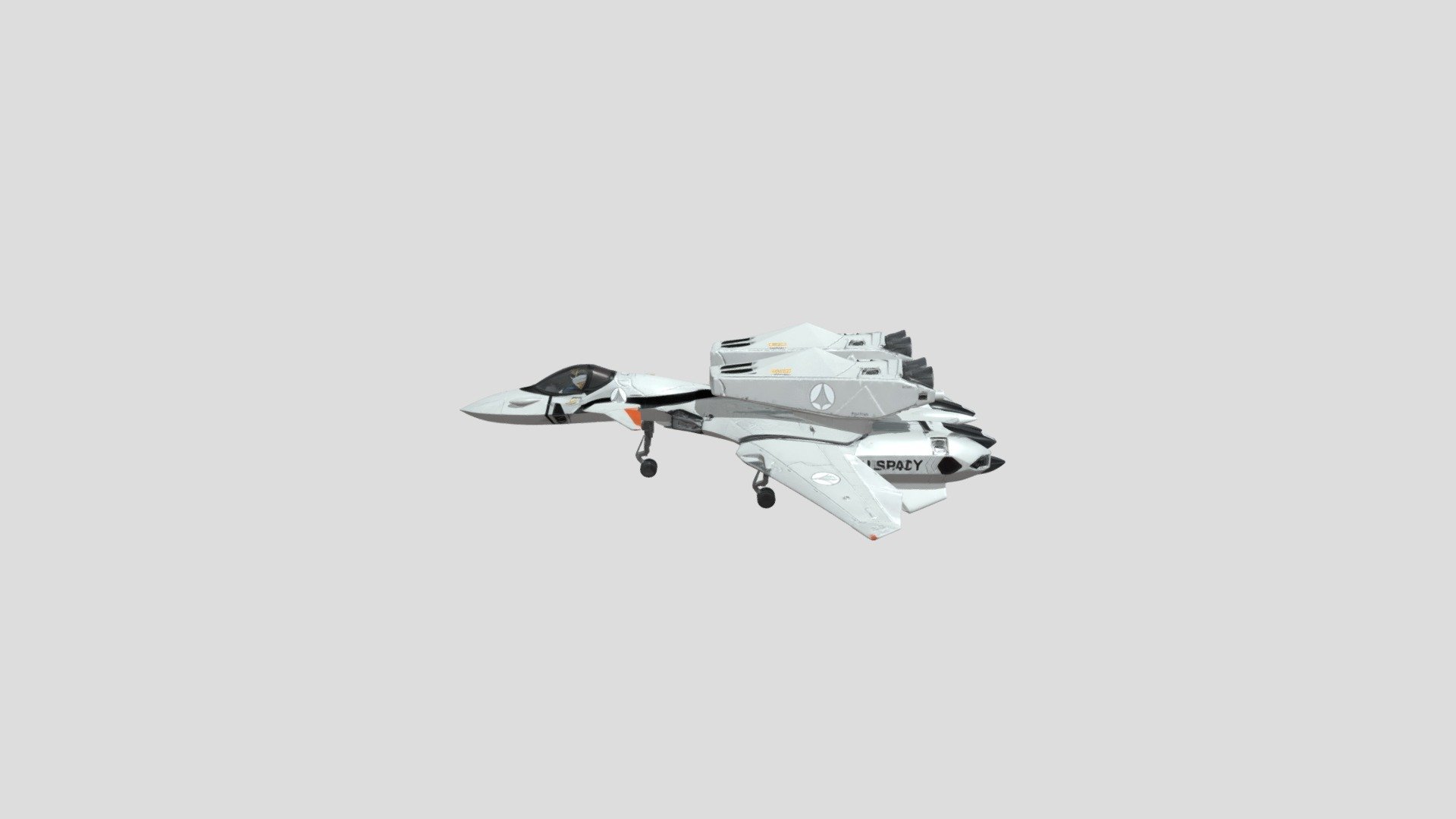 UN Spacy Vanguard Fighter - 3D model by antromar3 [1487345] - Sketchfab