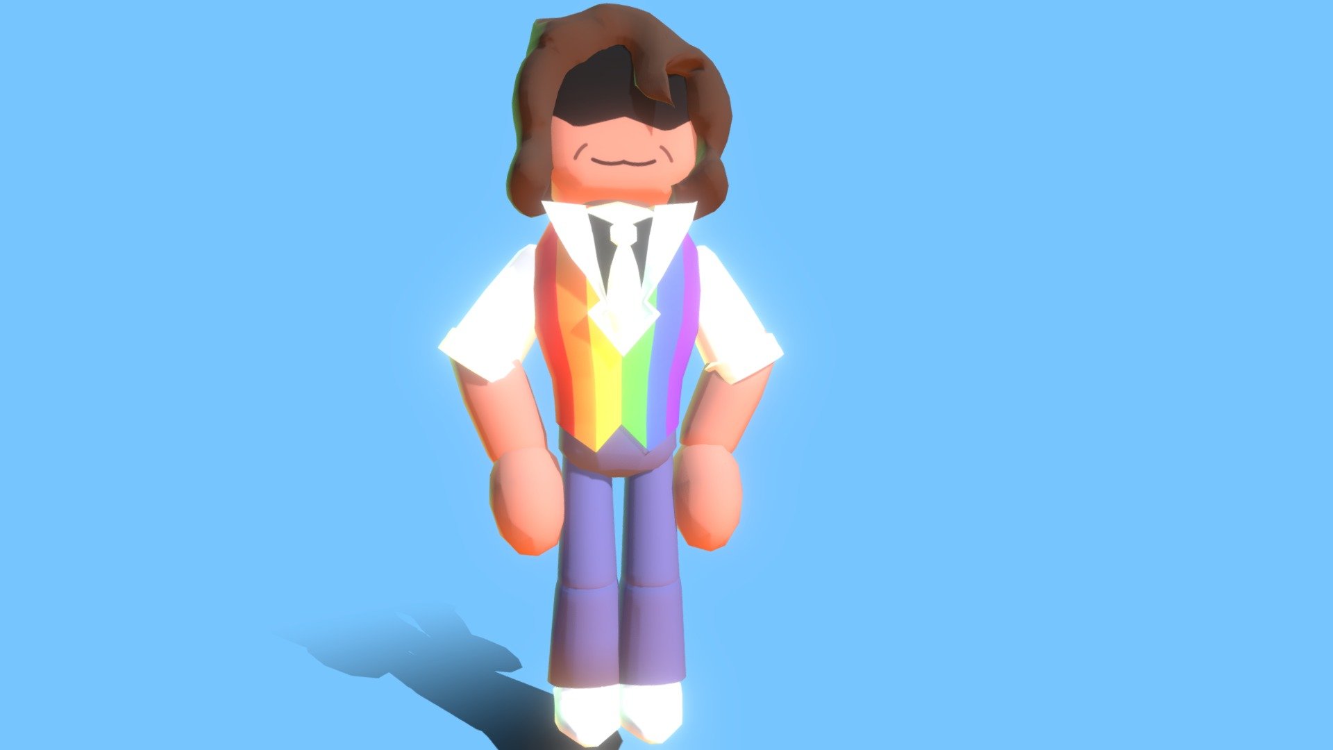 Dandys World Auther Walton (Rig & Animation) - Download Free 3D model ...