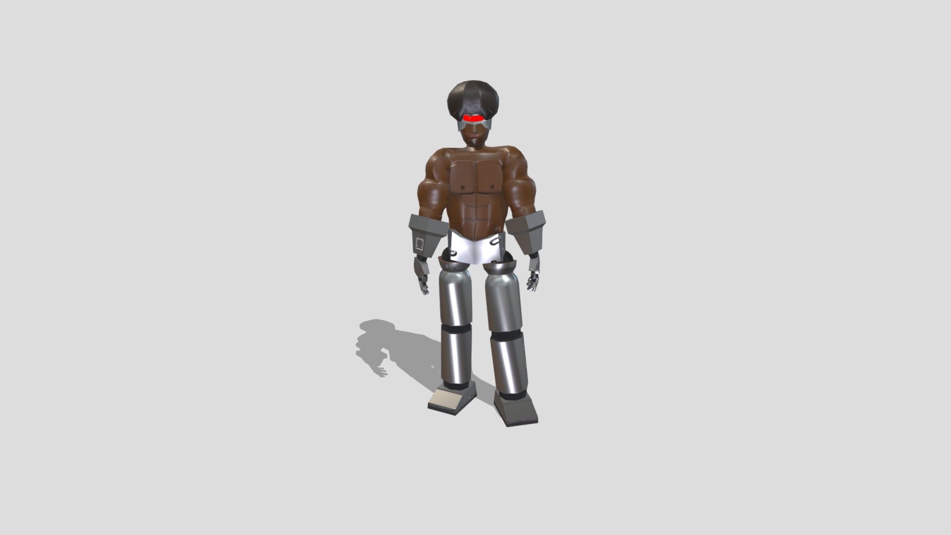 Buff cyborg - 3D model by Jacob24 [1489048] - Sketchfab
