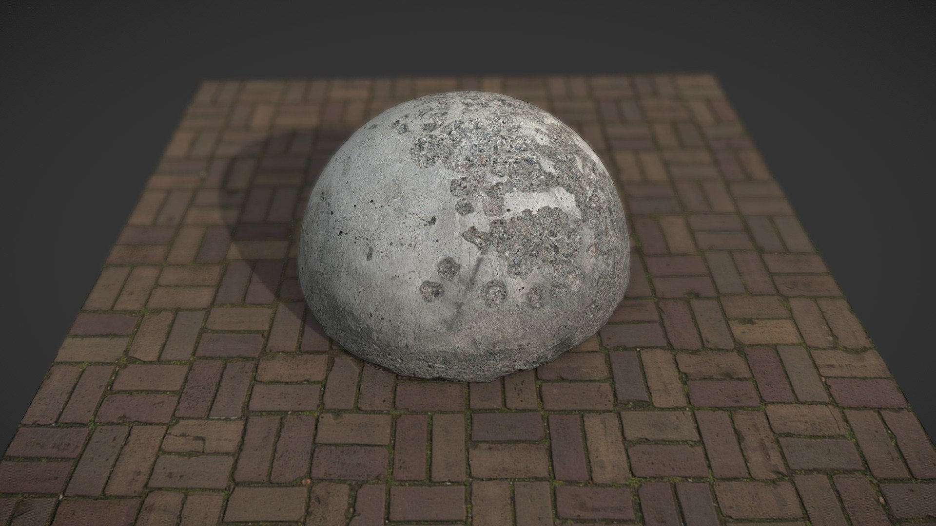 Concrete Hemi Sphere Lp - 3D model by kanistra [14899cf] - Sketchfab