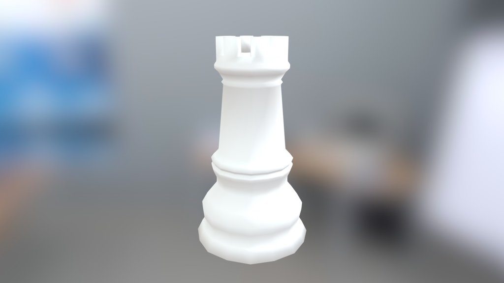 Chess Rook - 3D model by Joseph Branderhorst (@MrMufins) [148aa70 ...
