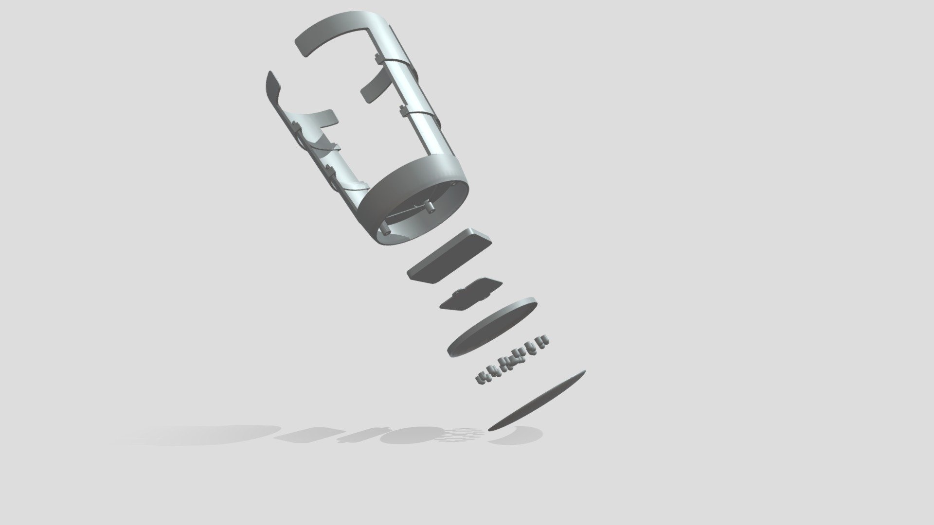 cup holder exploded - 3D model by amerulhakimi [148b179] - Sketchfab
