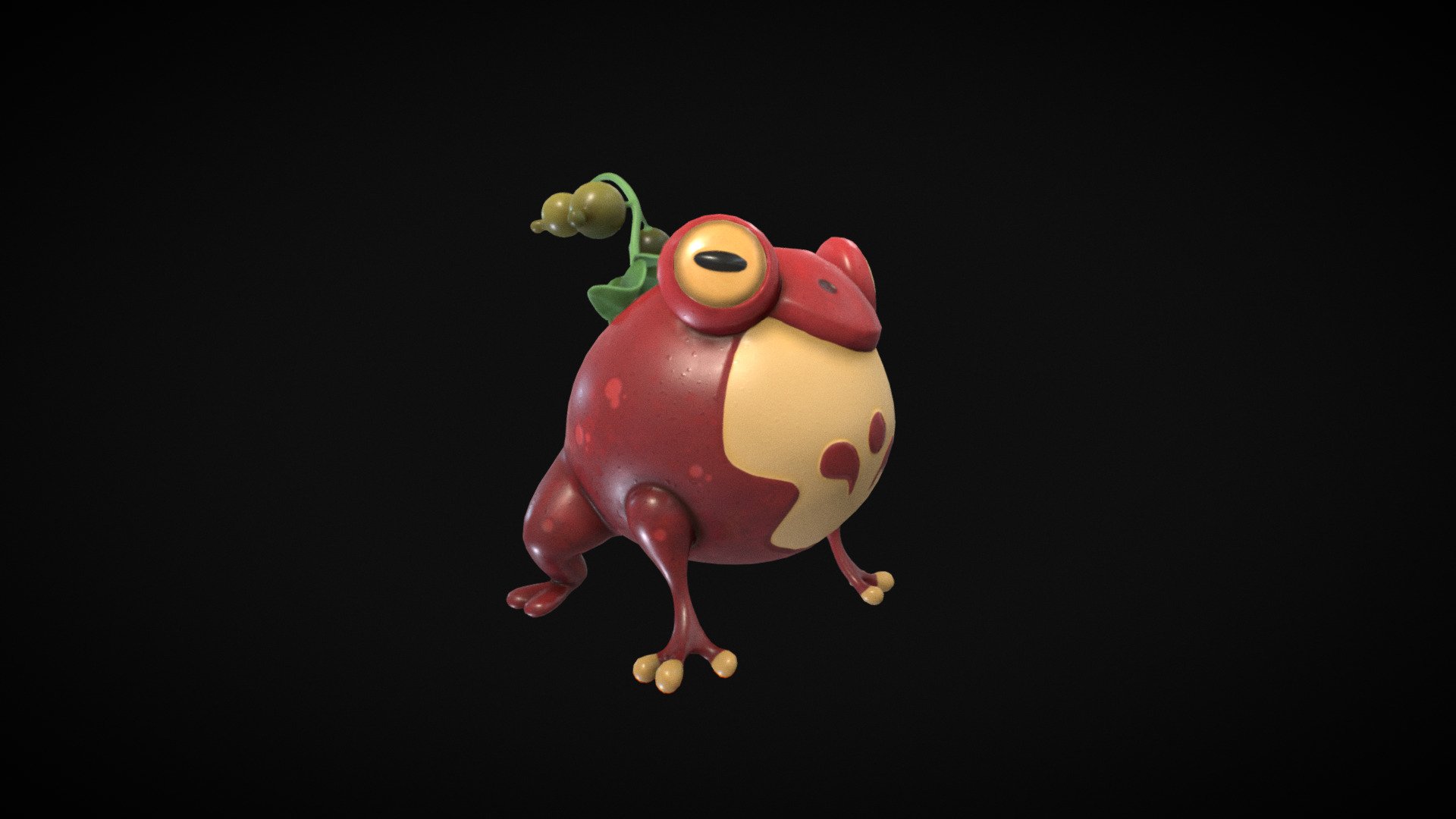 Tomatoad - 3D model by niels_couvreur [148cc11] - Sketchfab
