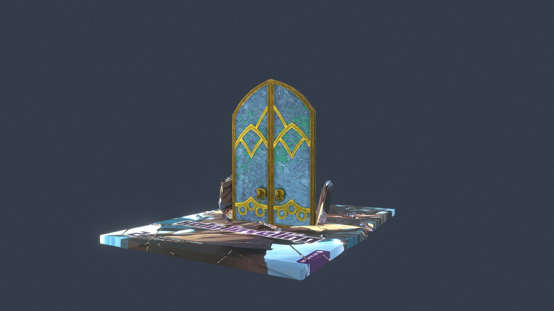 SOLO LEVELING Book Cover Animation (for webAR) - 3D model by Zeki ...