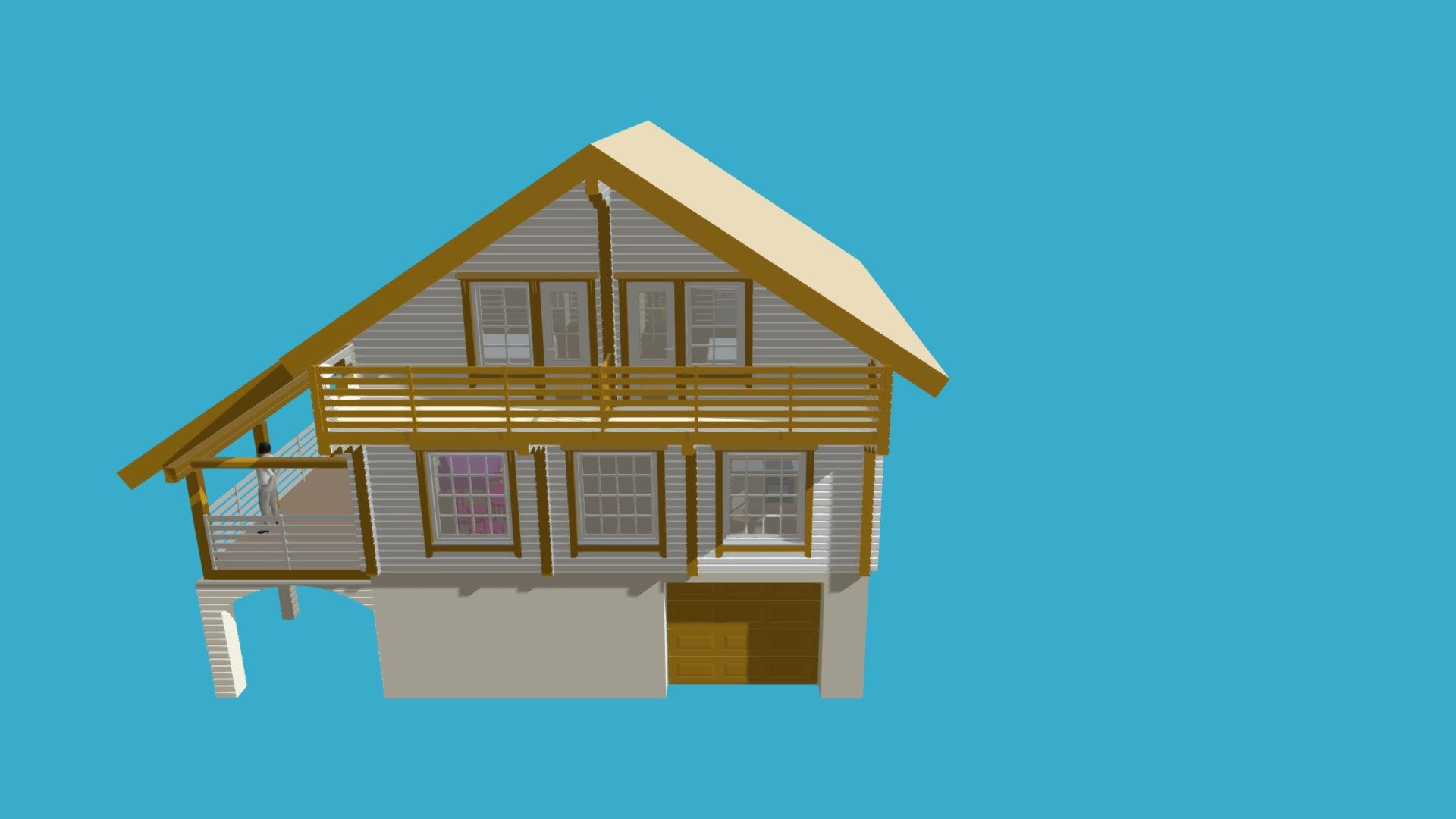 Dom2 - 3D model by Drevesmaster.ru [148e1ab] - Sketchfab