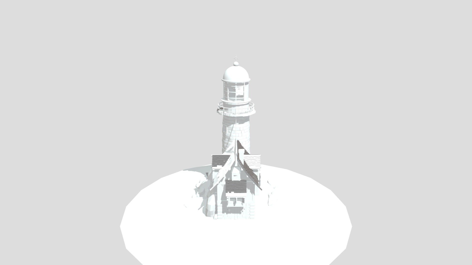 Lighthouse - 3D model by marius97 [1491bc3] - Sketchfab
