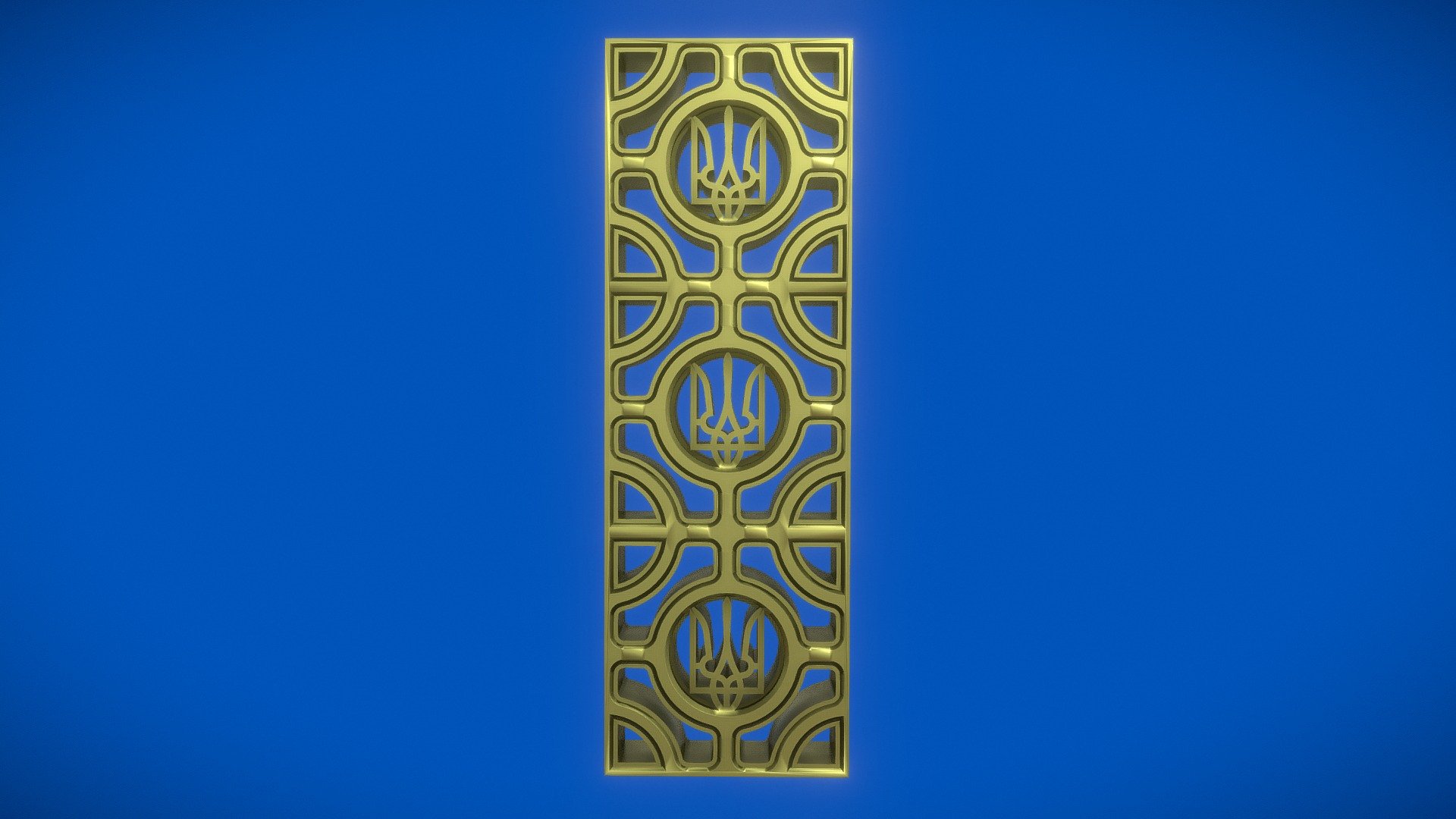 Trident decorative panel - 3D model by Aleksandr_Konov (@3lampu ...