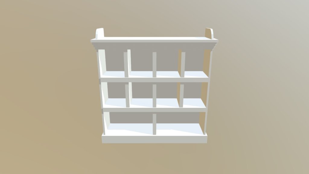 Book Shelf - 3D model by DarkLightYari [1492807] - Sketchfab