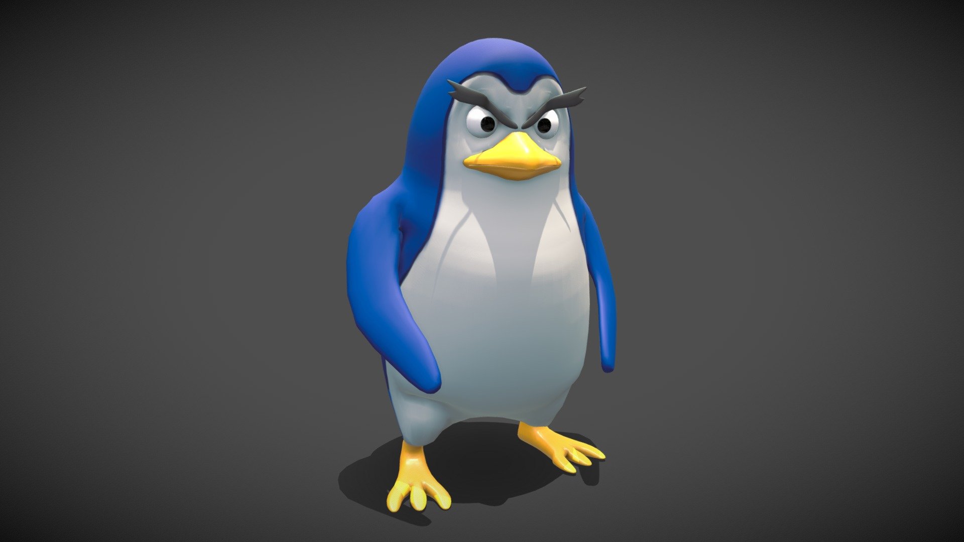 Penguin Character - 3D model by Jack M (@Jack_Miles) [1492827] - Sketchfab