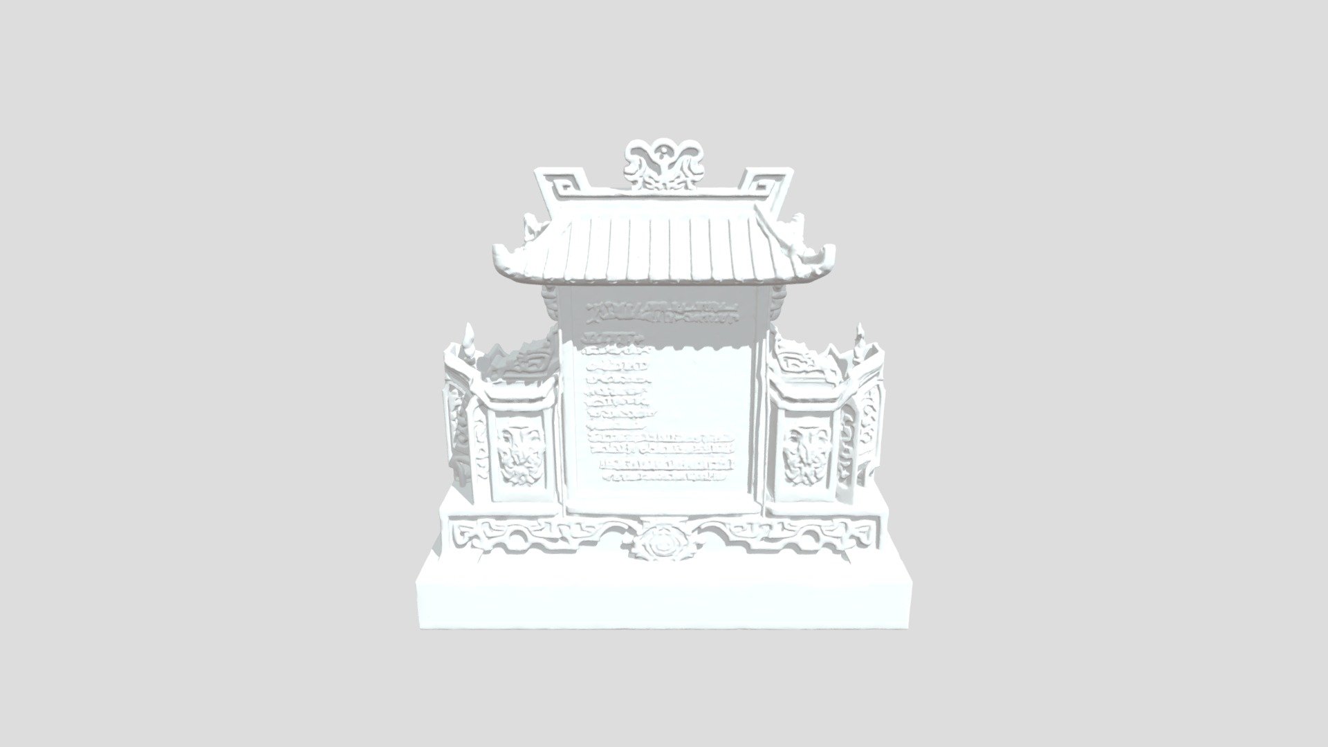 Monument in Garden - 3D model by xankoga2024 [1494f04] - Sketchfab