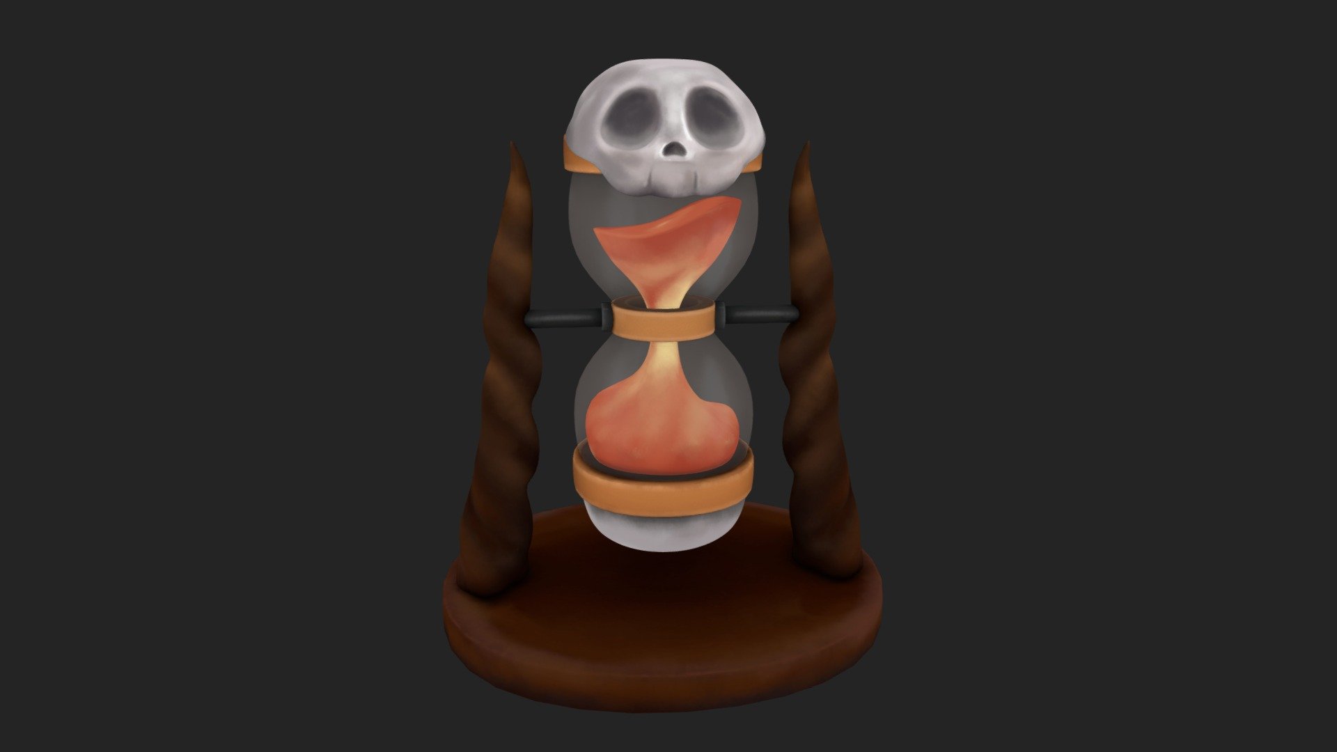 Cute Hourglass of Fate - 3D model by Anke DB (@Ankerwisp) [1495a49 ...