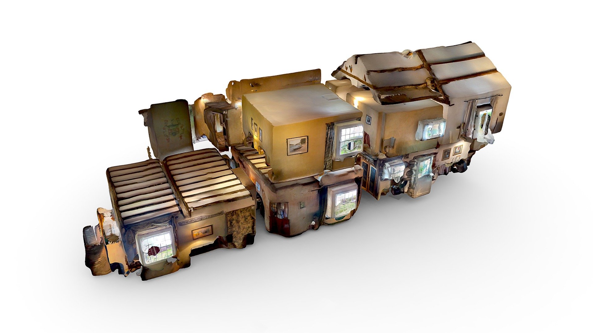 Interior 3d scan of Cumbrian Farmhouse - 3D model by Florian Stephens ...