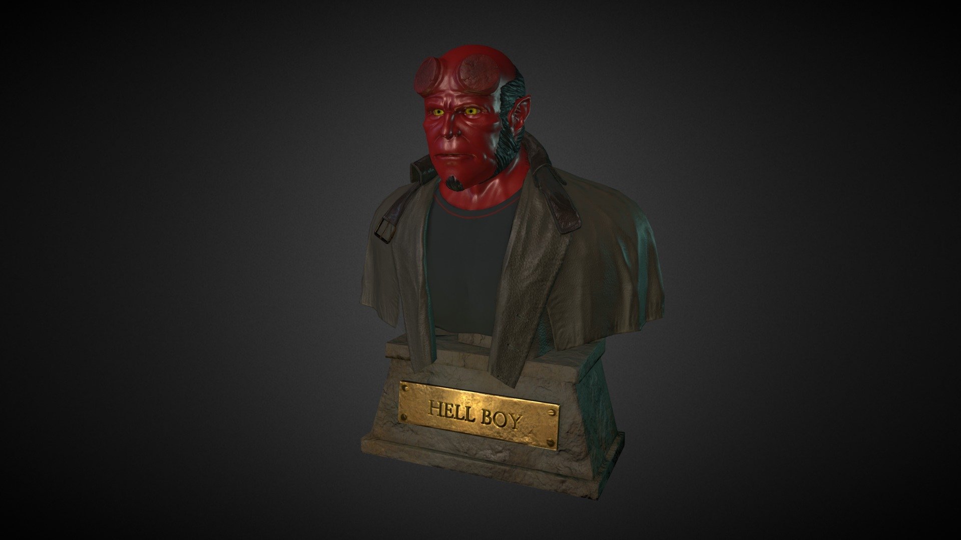 Hellboy - 3D model by Yenni's Portfolio (@3dyens) [1498a4c] - Sketchfab