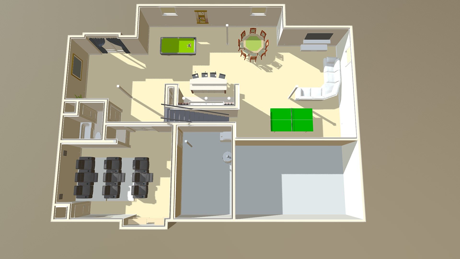 Murali Basement Layout - 3D model by gnbuilders [14991cb] - Sketchfab