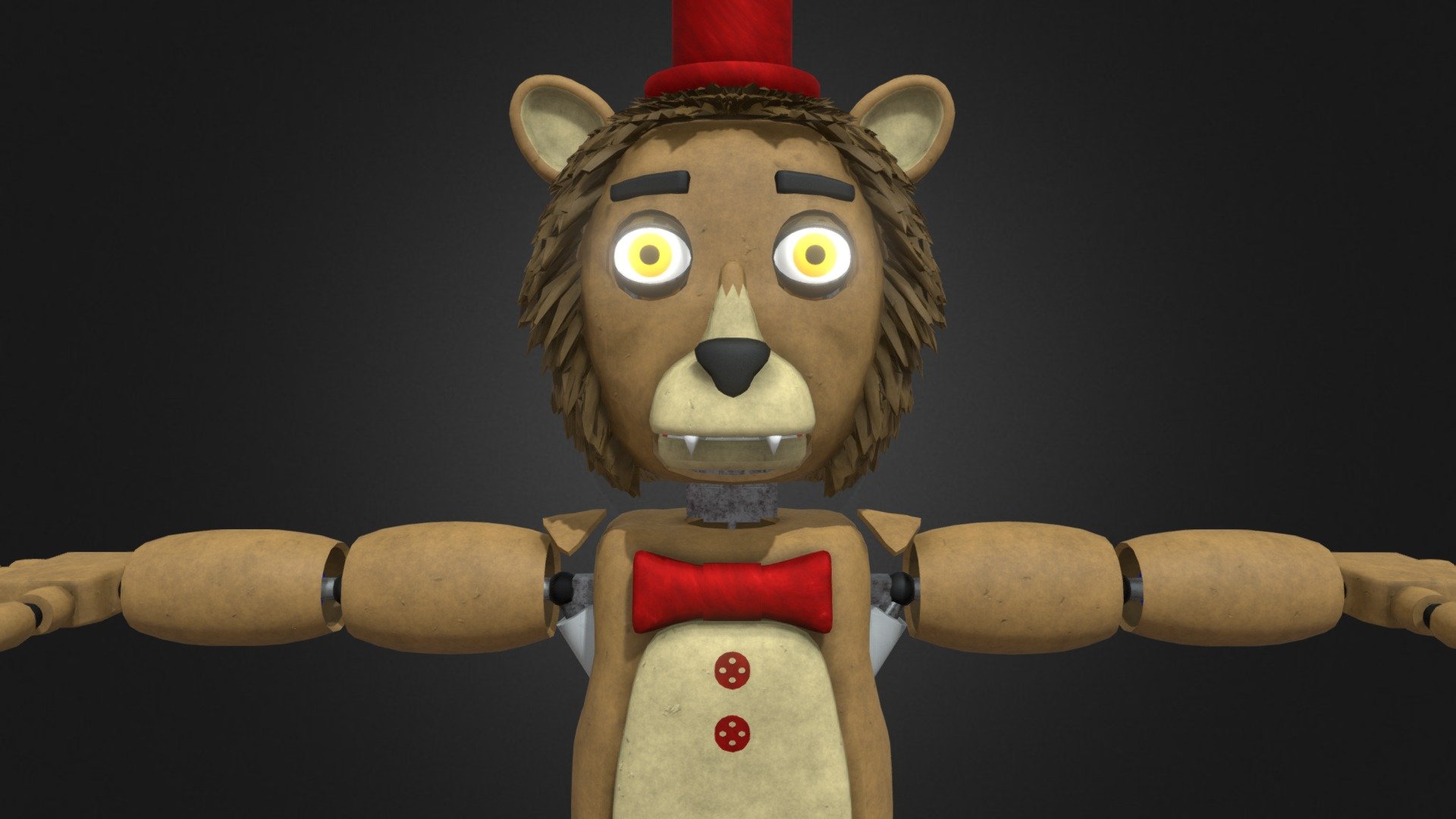Leo The Lion (Leo's Circus Diner) - Download Free 3D model by Captain ...