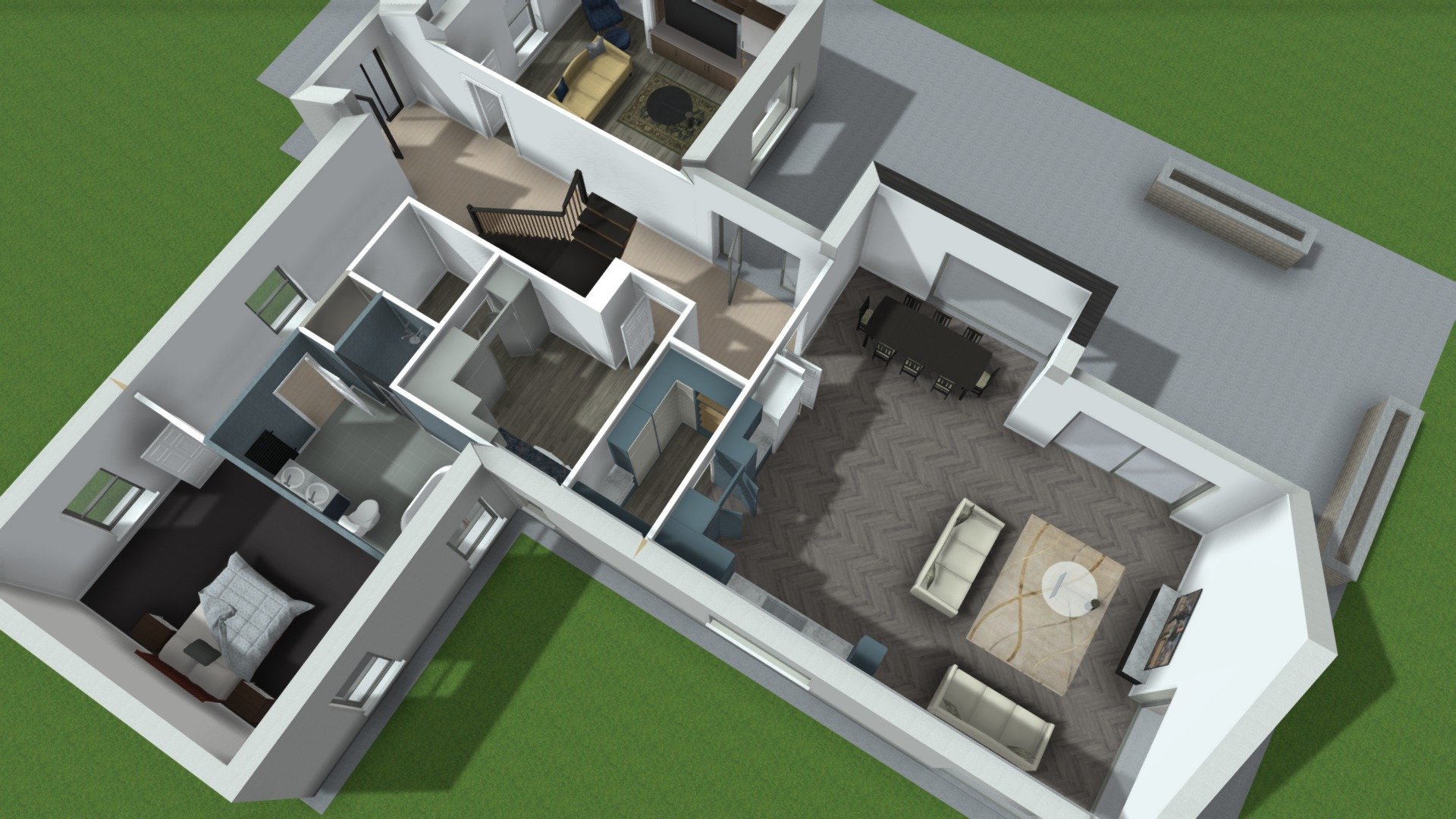 Mark - Ground Floor Plan - 3D model by Virtual Teic (@dyb) [149bdd1 ...