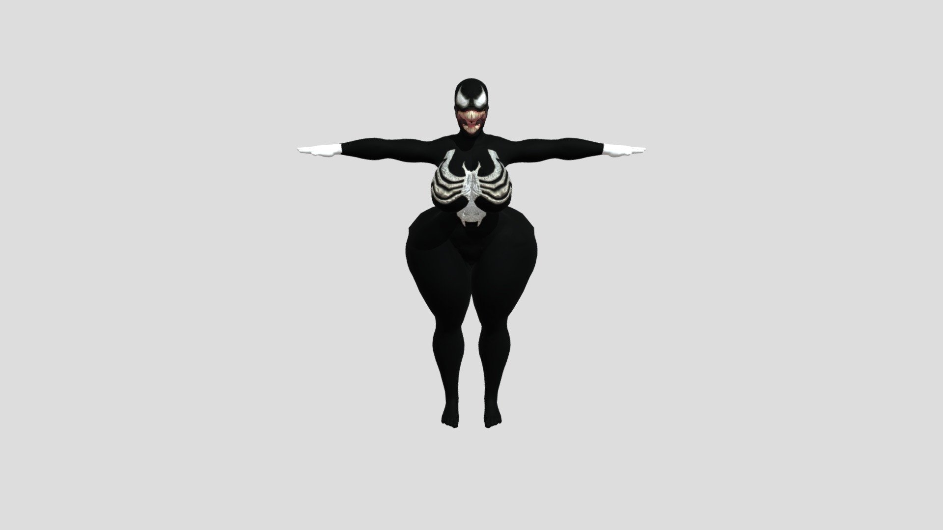 Commission Chamoy20 She- Venom Thicc - Download Free 3D model by ...