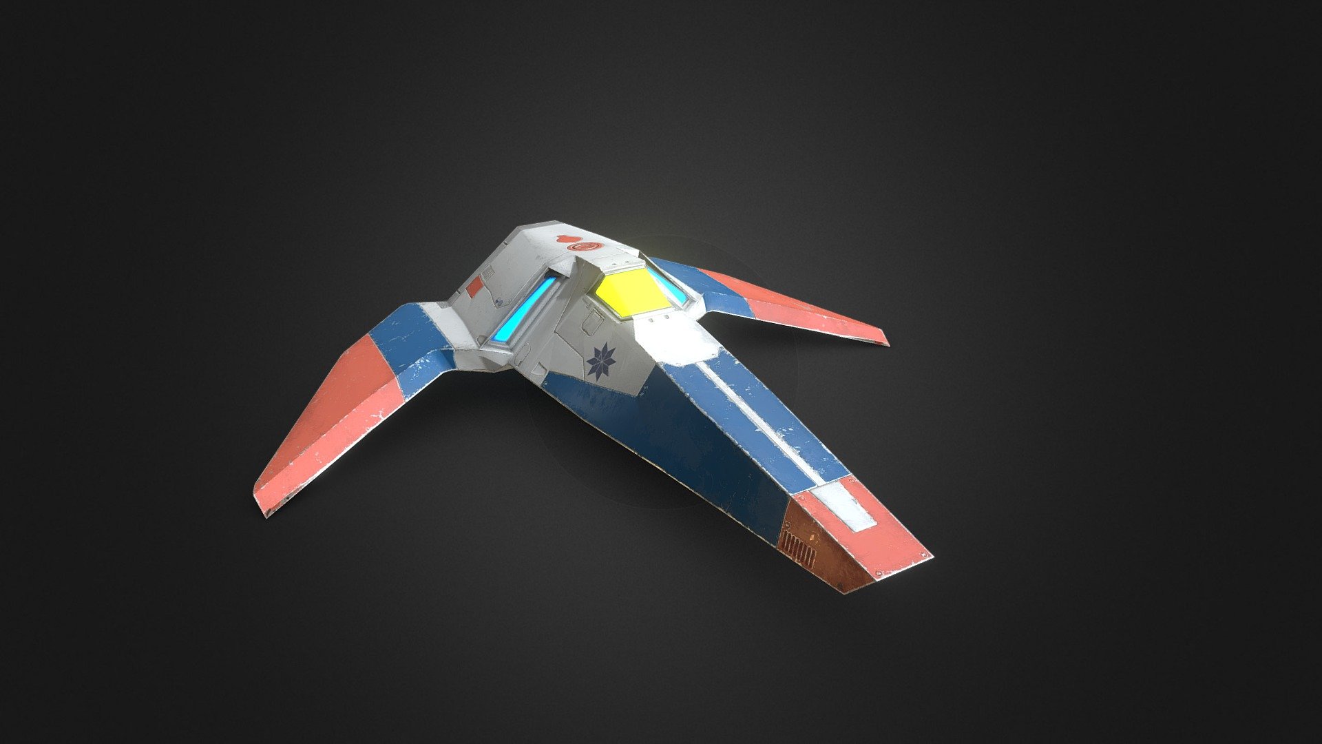 Star Blazer - BLUFOR Light Fighter - 3D model by Jack Fraser (@Impyrium ...