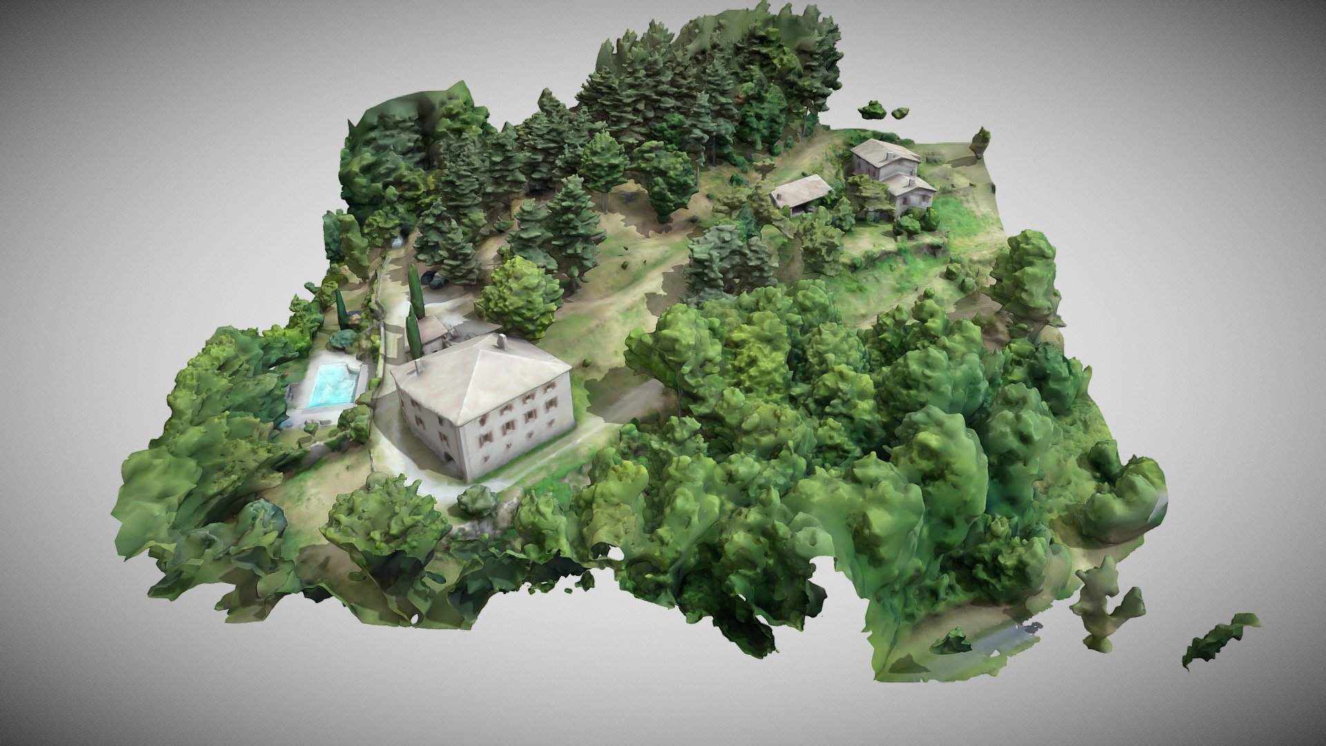 Le Petit et le Grand Chambon - Download Free 3D model by pluginstudio ...