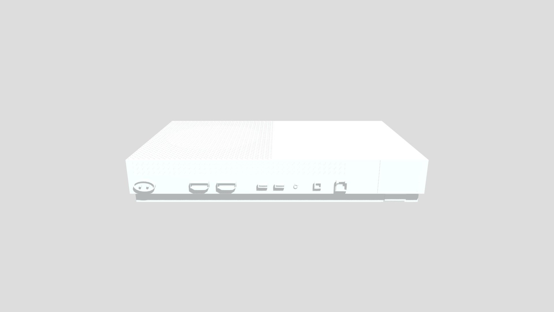 Xbox One S - 3D model by kianagog [149cf7e] - Sketchfab