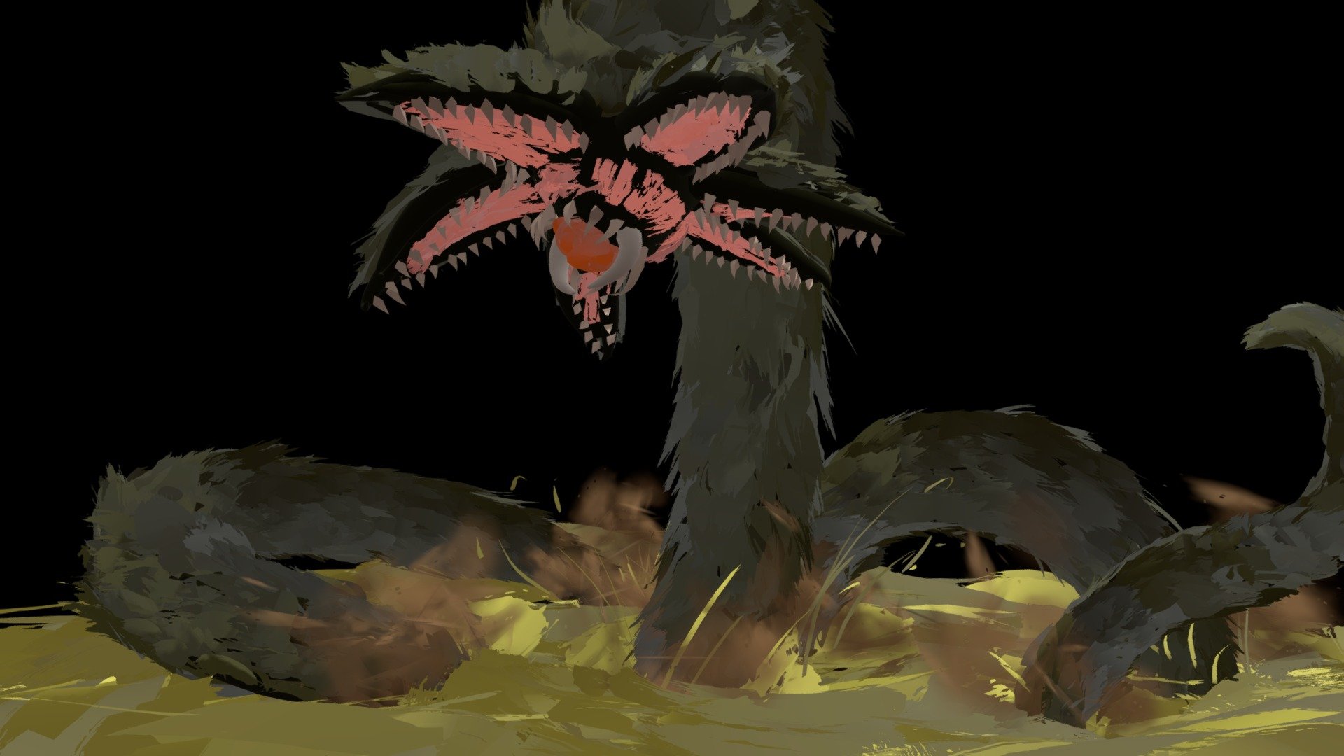 Sand Worm - Download Free 3D model by theinkyfox [149e242] - Sketchfab