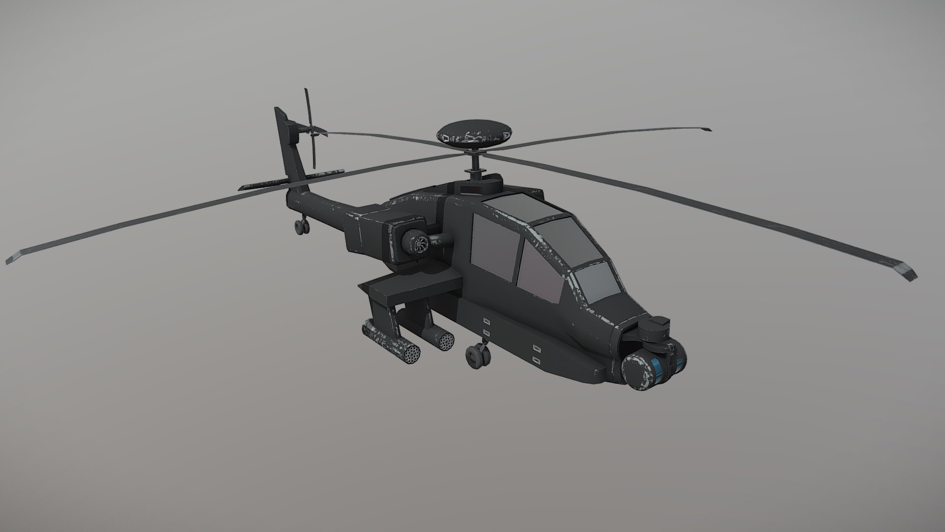 AH-64 Apache - 3D model by 3D Creations (@3DCreations) [149ead4 ...