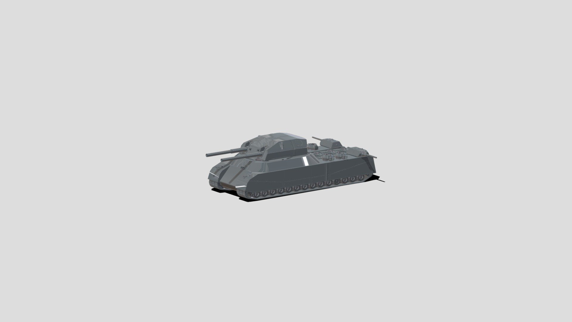 landkreuzer_p1000_ratte - 3D model by WhiteTiger6464 [149fa8d] - Sketchfab