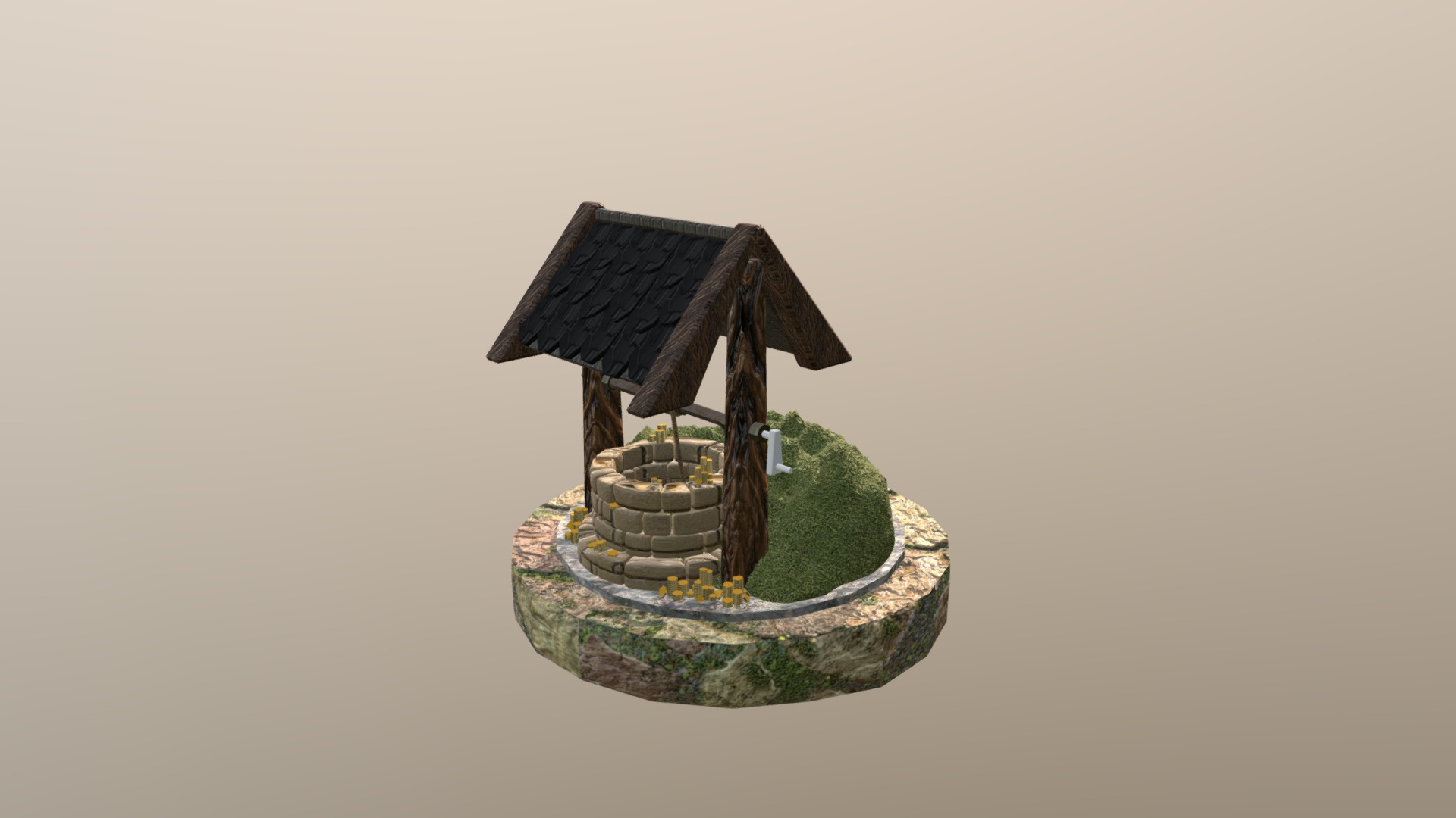 Reclaimed By Nature Water Well Model - 3D model by PharoahxAce (@arron7 ...