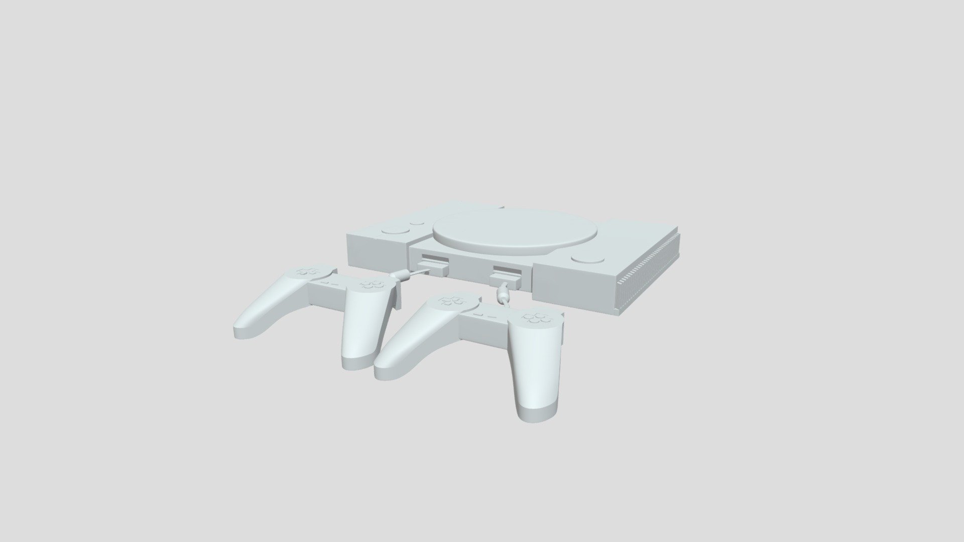 PS1 Console - 3D model by AndyCaiArt666 [14a33a4] - Sketchfab