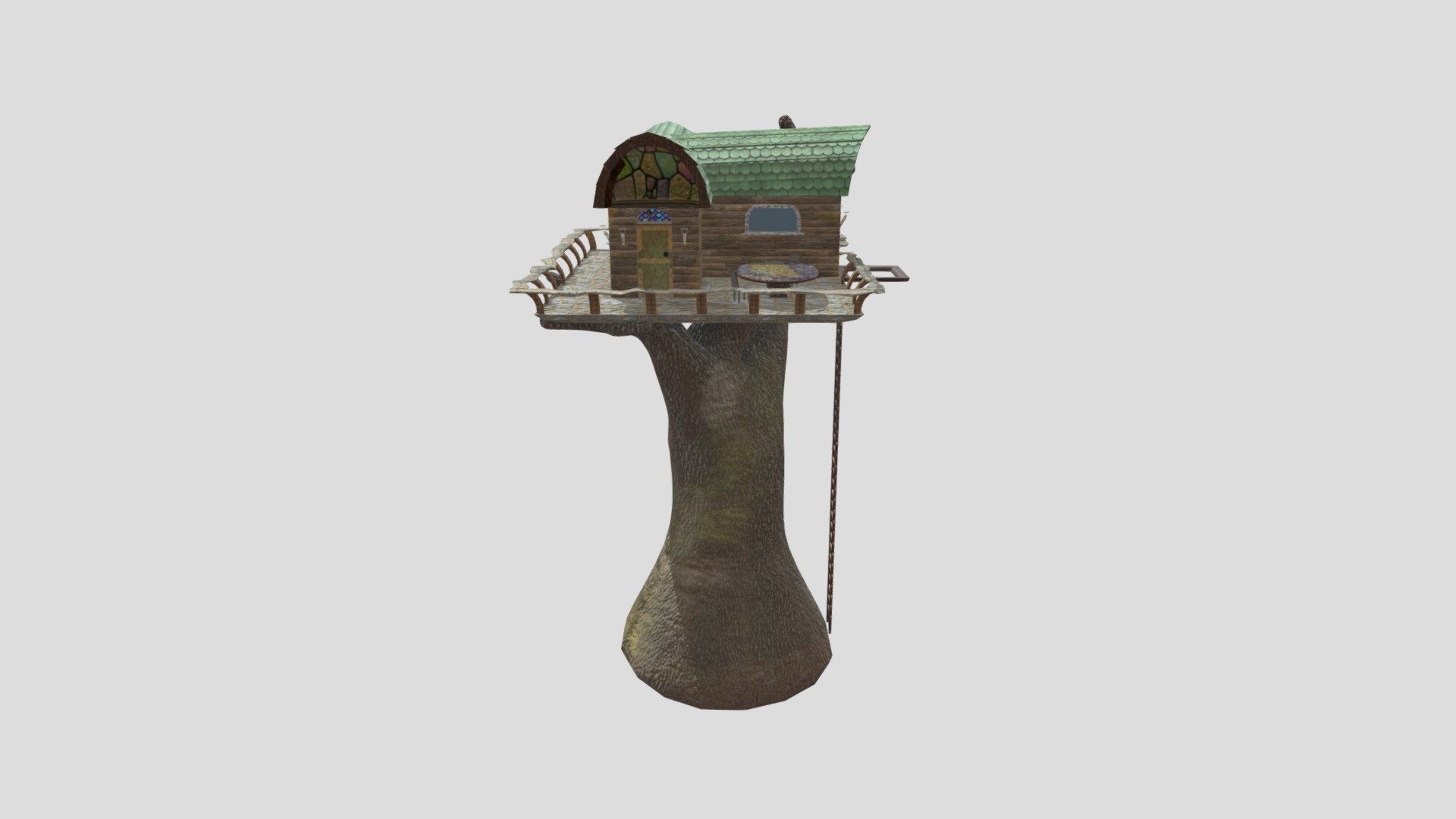Tree-House - 3D model by MrPepper [14a3843] - Sketchfab