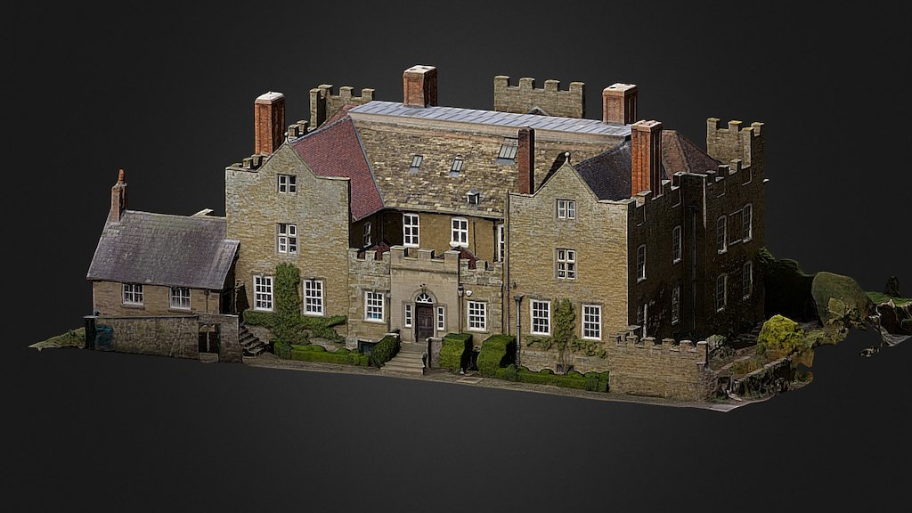 Sibdon-Castle-full - 3D model by aerial-cam [14a4018] - Sketchfab