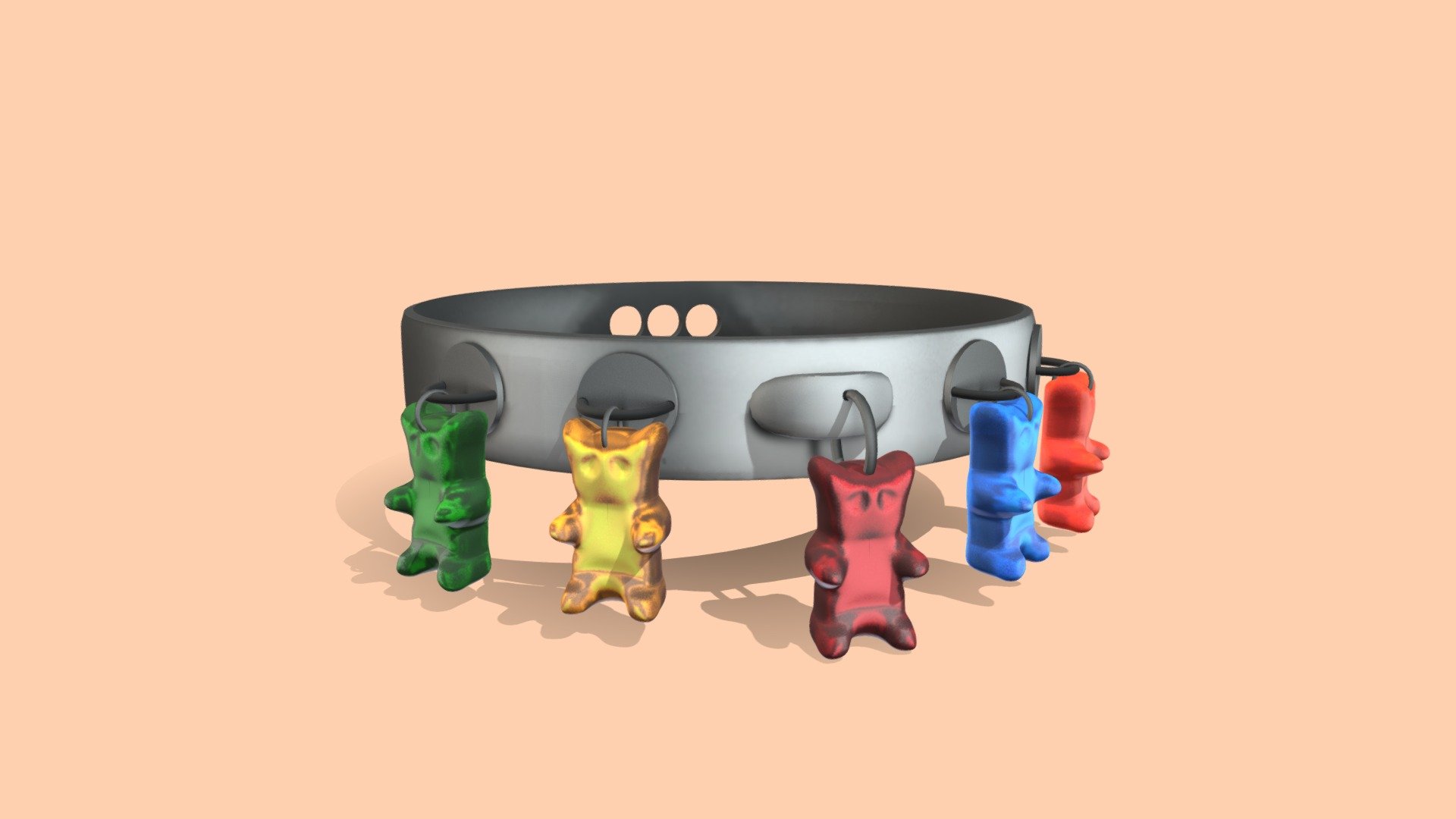 gummy bear choker - Download Free 3D model by Talia (@ronit74000 ...