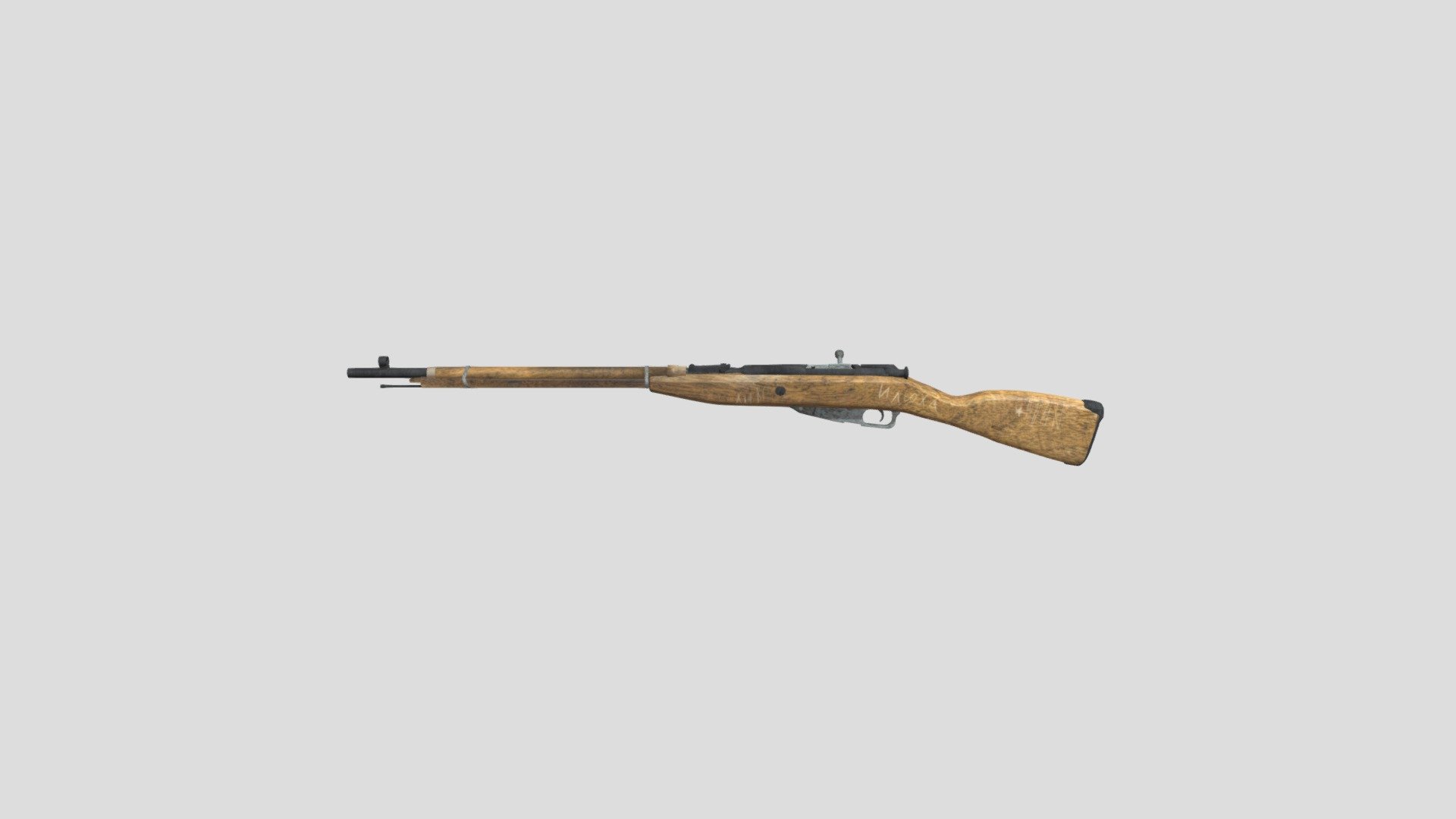 Mosin rifle - 3D model by Ilya_Prokhorov [14a5c98] - Sketchfab