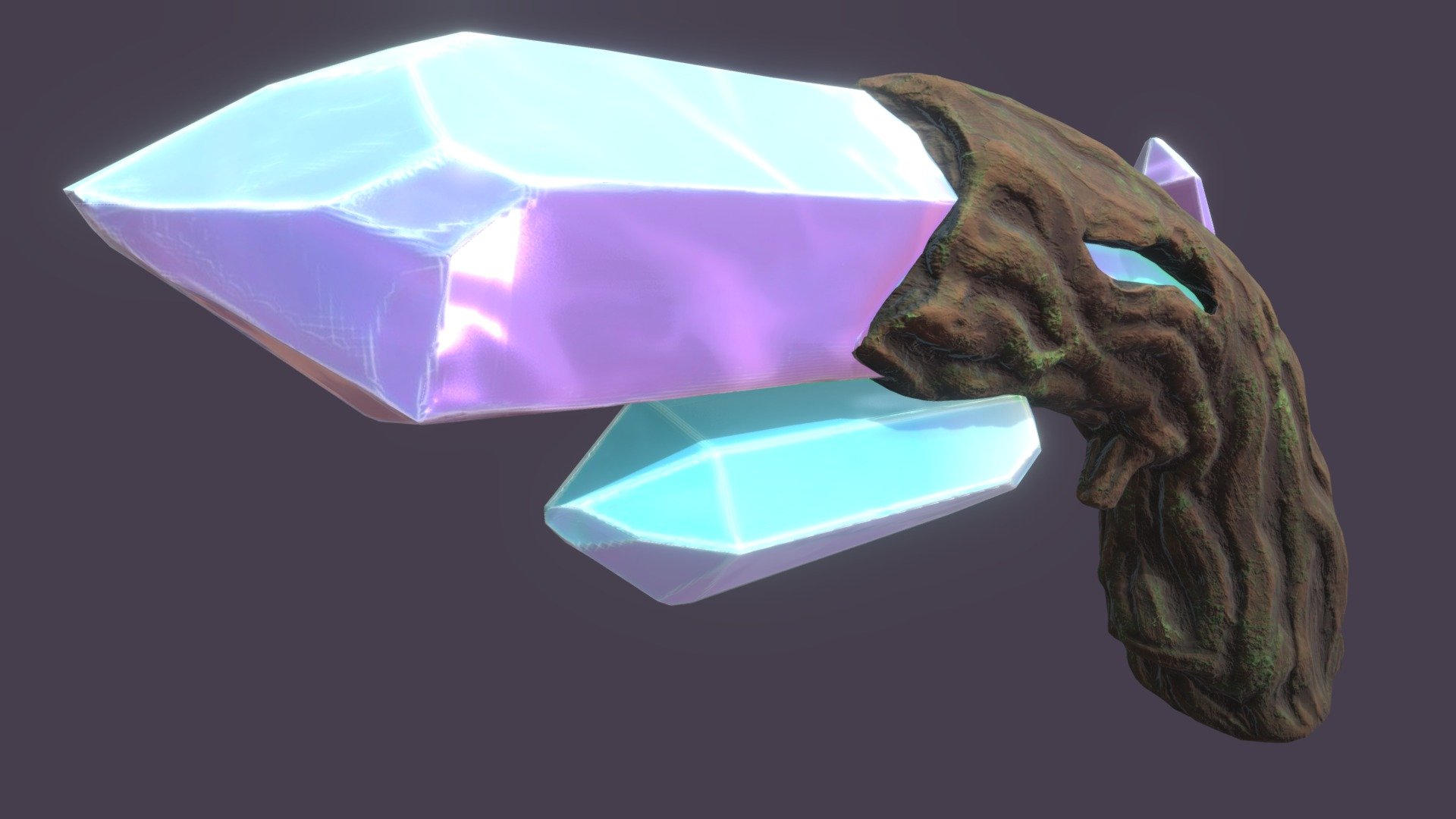 Fairy crystal pistol - 3D model by Noi (@n0i) [14a600b] - Sketchfab
