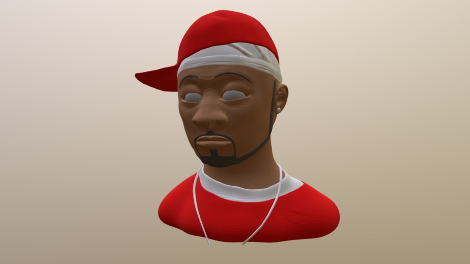Rapper - 3D model by Shubhankar Ray (@iamsubhankarray) [14a66e9 ...
