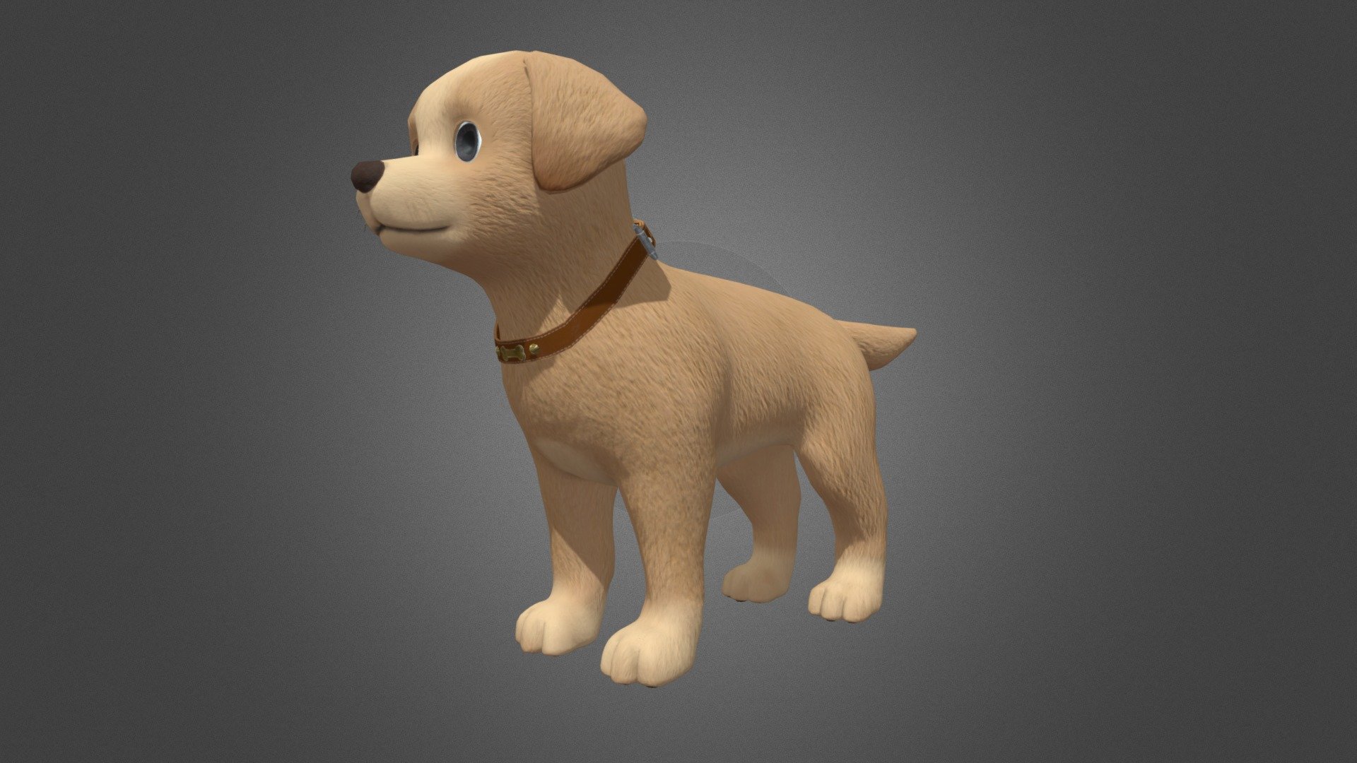 cartoon dog - Buy Royalty Free 3D model by tingting_er [14a743a] - Sketchfab Store