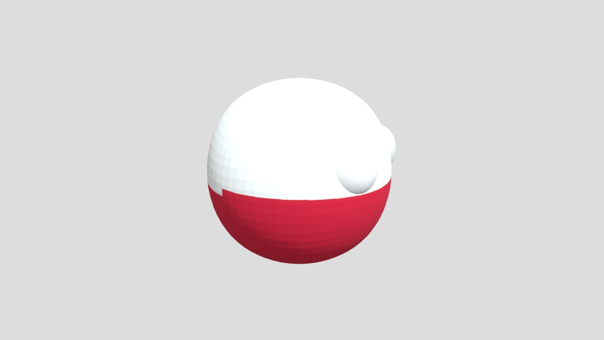 Poland ball - Download Free 3D model by BubbyBongo [14a82e6] - Sketchfab