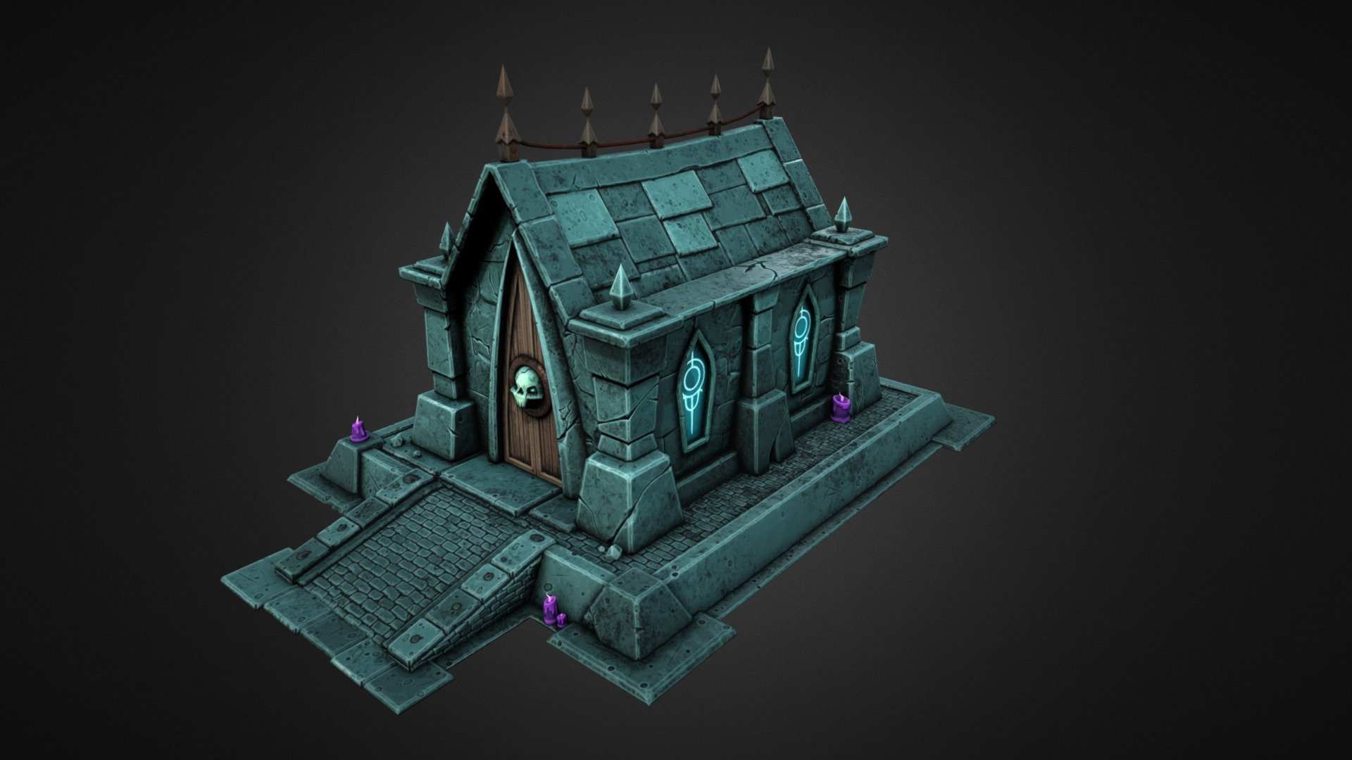 Stylized crypt - 3D model by SeTech [14aa853] - Sketchfab
