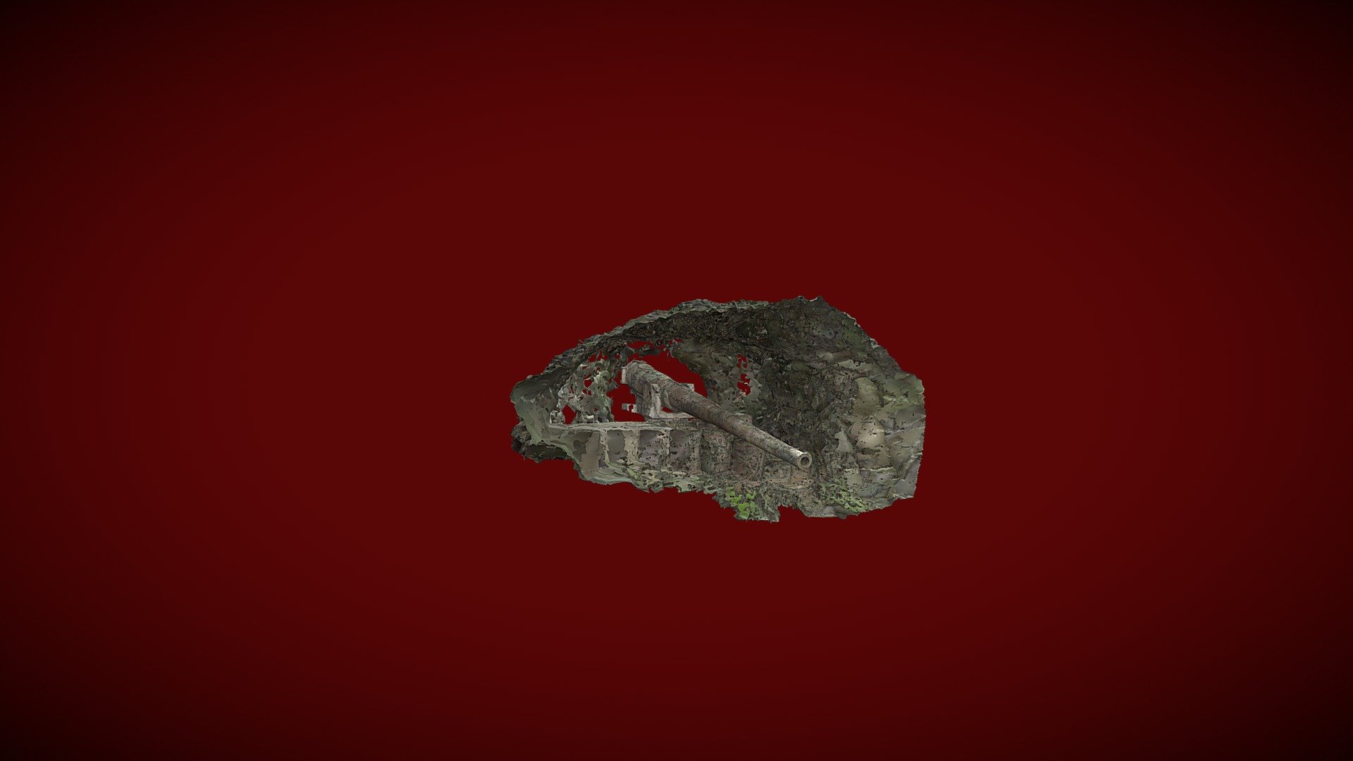 Gun emplacement Truuk Lagoon - 3D model by MatthewBessler [14aaf2e ...