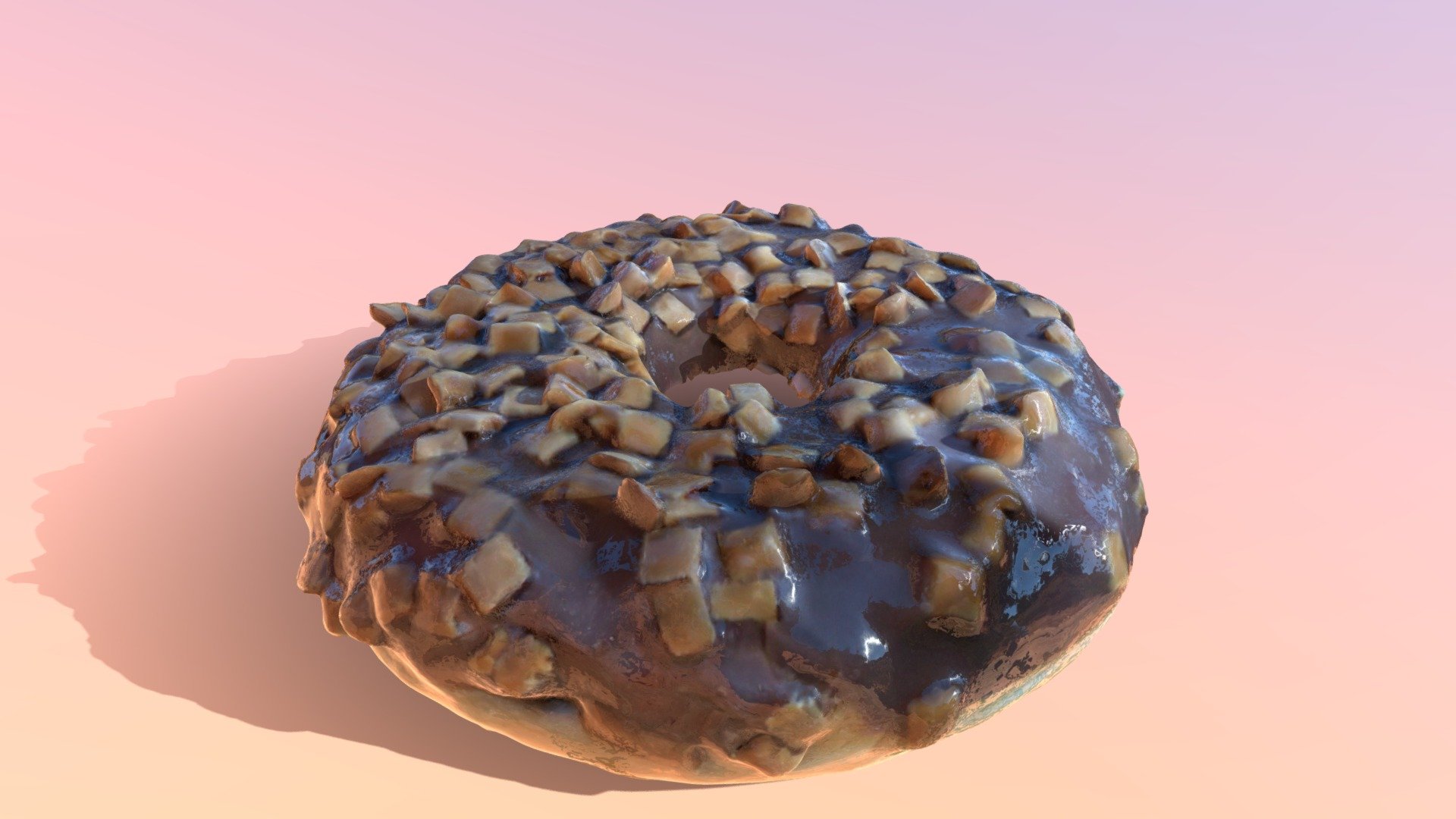 Caramel Doughnut - Buy Royalty Free 3D model by The Scan Man ...