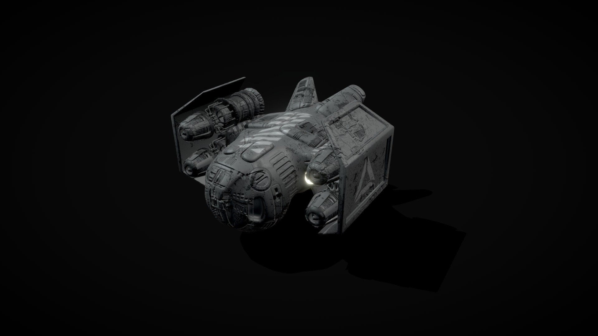 Spaceship - Download Free 3D model by Danial Farhadi (@farhadidanial ...