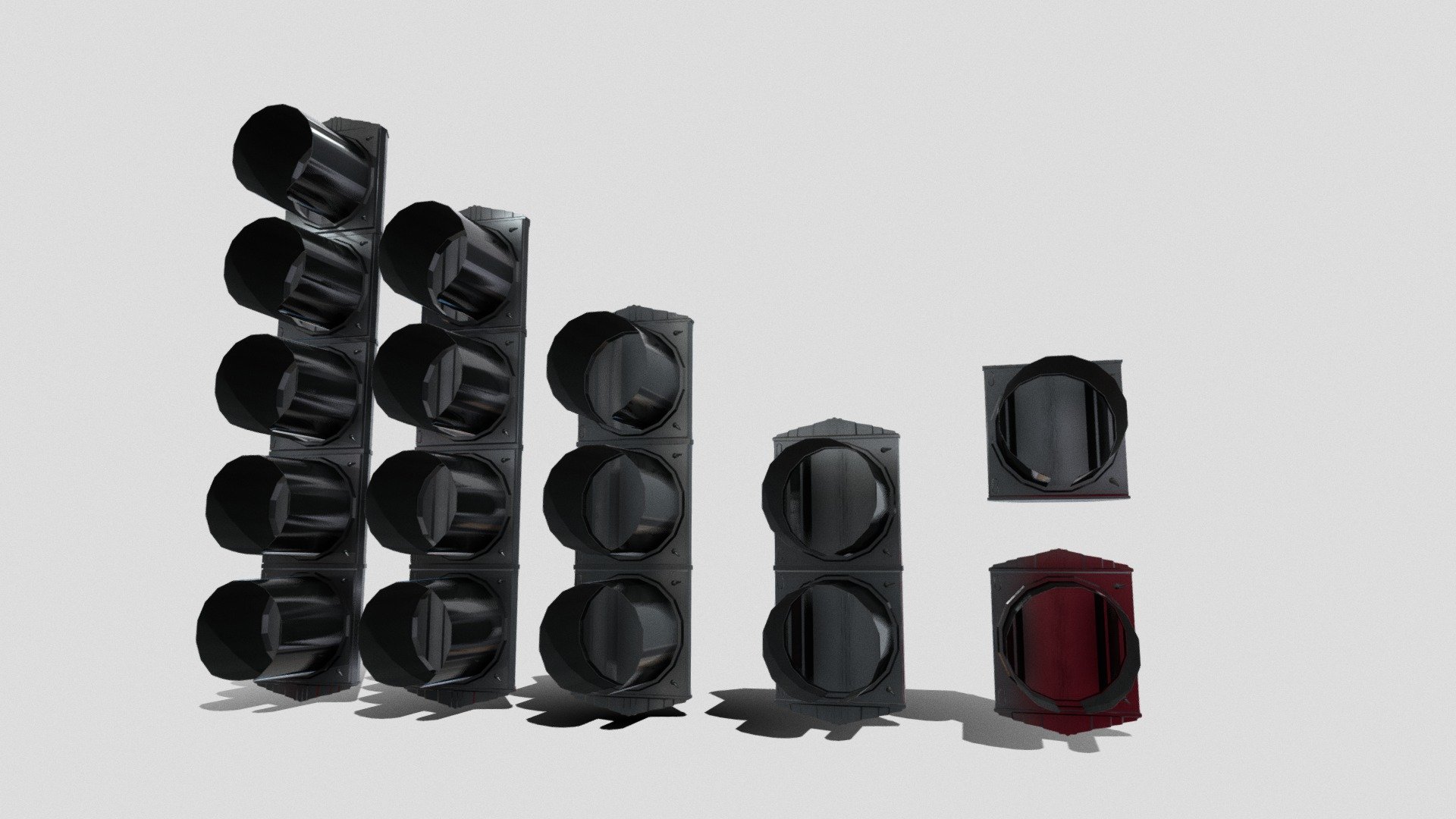 12-inch Crouse Hinds Art Deco signals - Download Free 3D model by ...