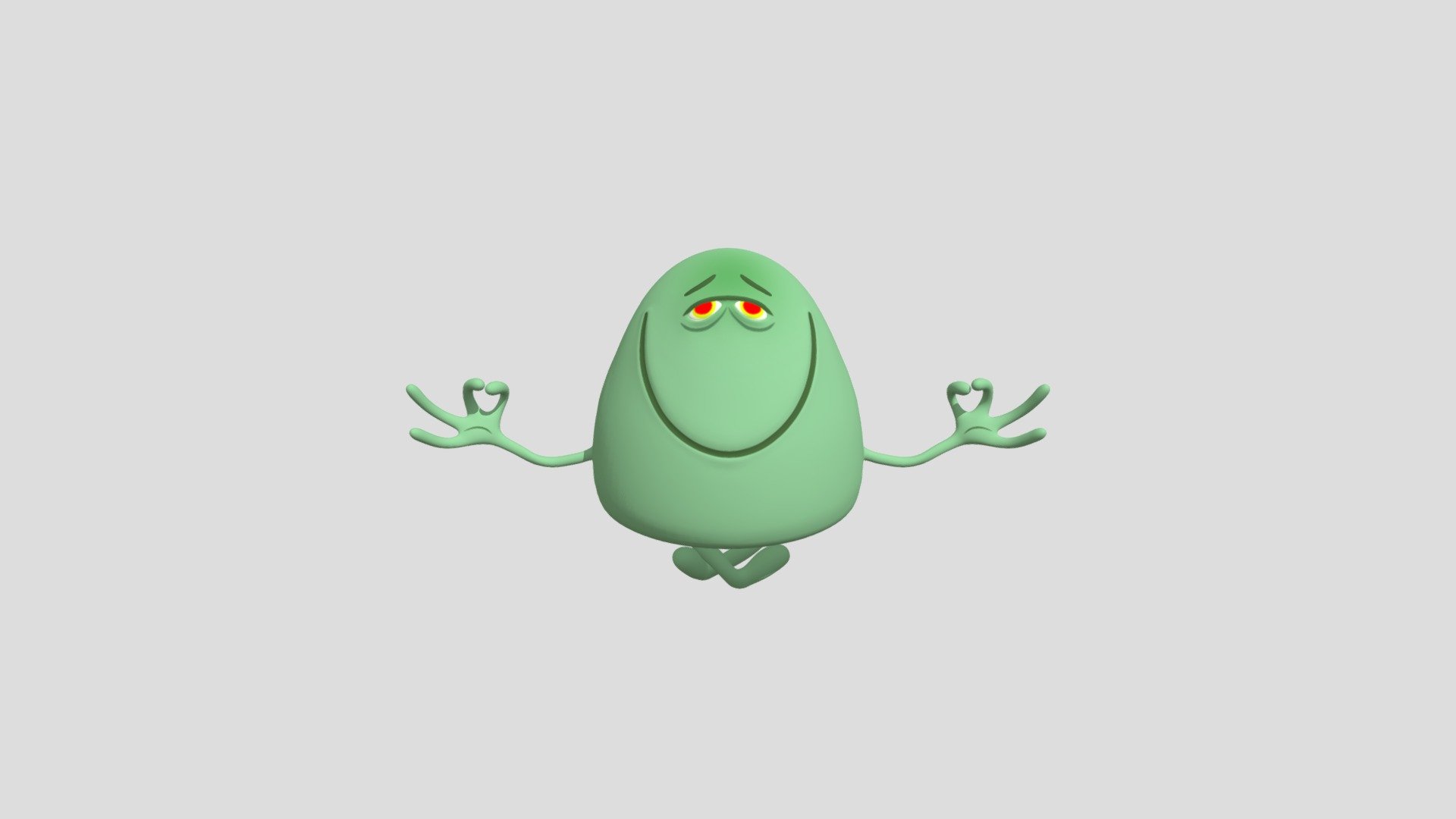 Green Critter - Download Free 3D model by Sour Grapes (@kmorganc1 ...