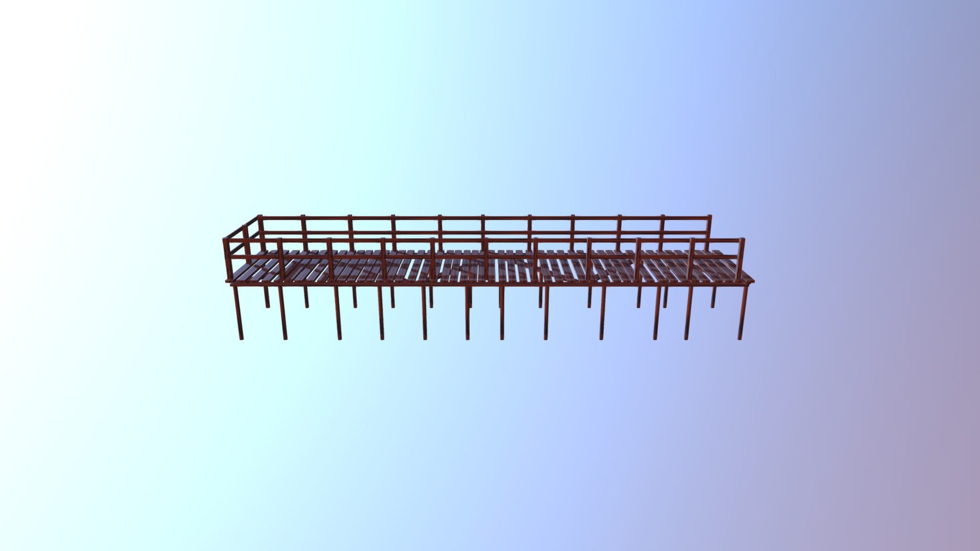 Fishing Pier - 3D model by Jericho.Talley [14af185] - Sketchfab